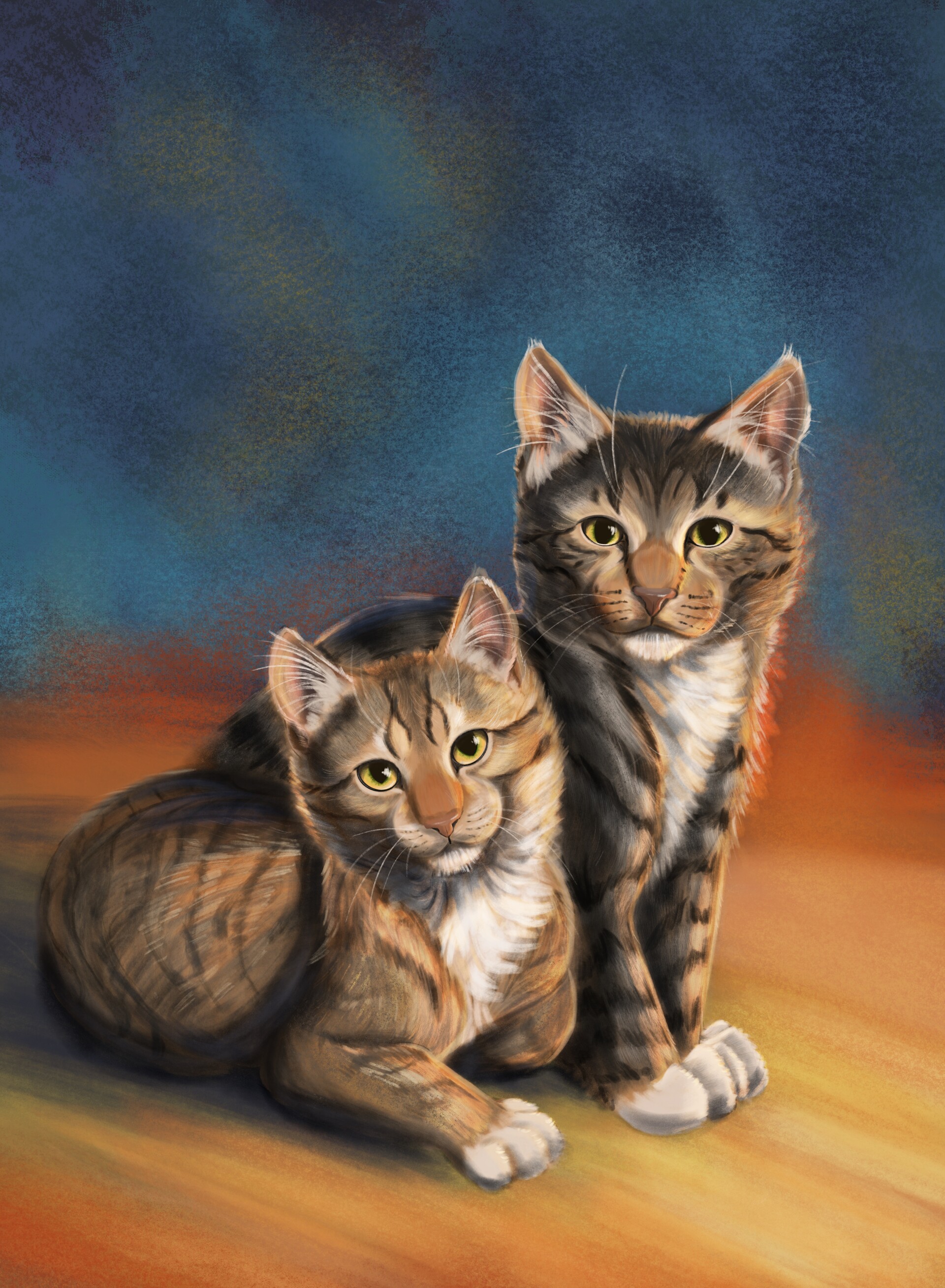 ArtStation - Siblings Commission