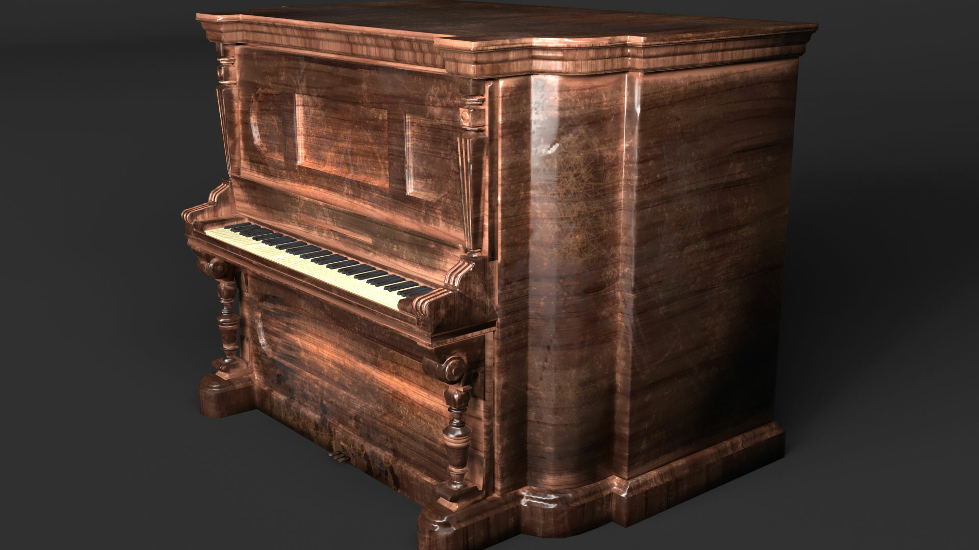 ArtStation - Old Piano (Game Assets)