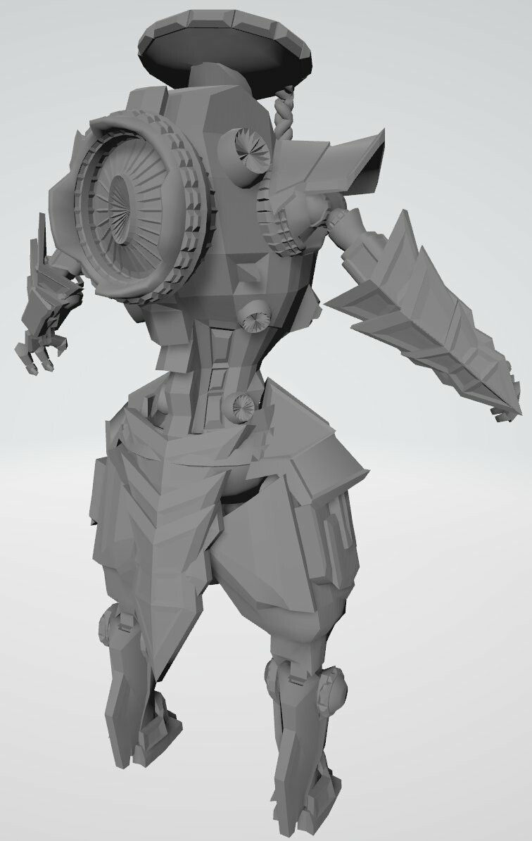 Nathan Tandille - A mecha inspired by the Mecha Kingdom skins from ...
