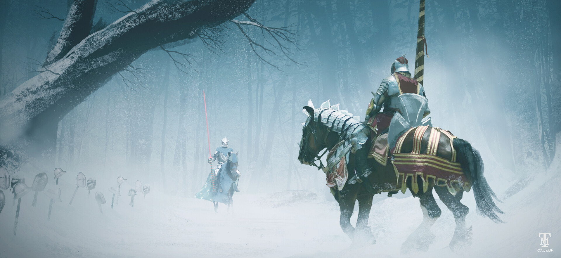 ArtStation - Jousting on Jouster's road