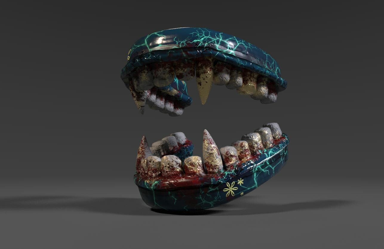 ArtStation - Jaw texturing