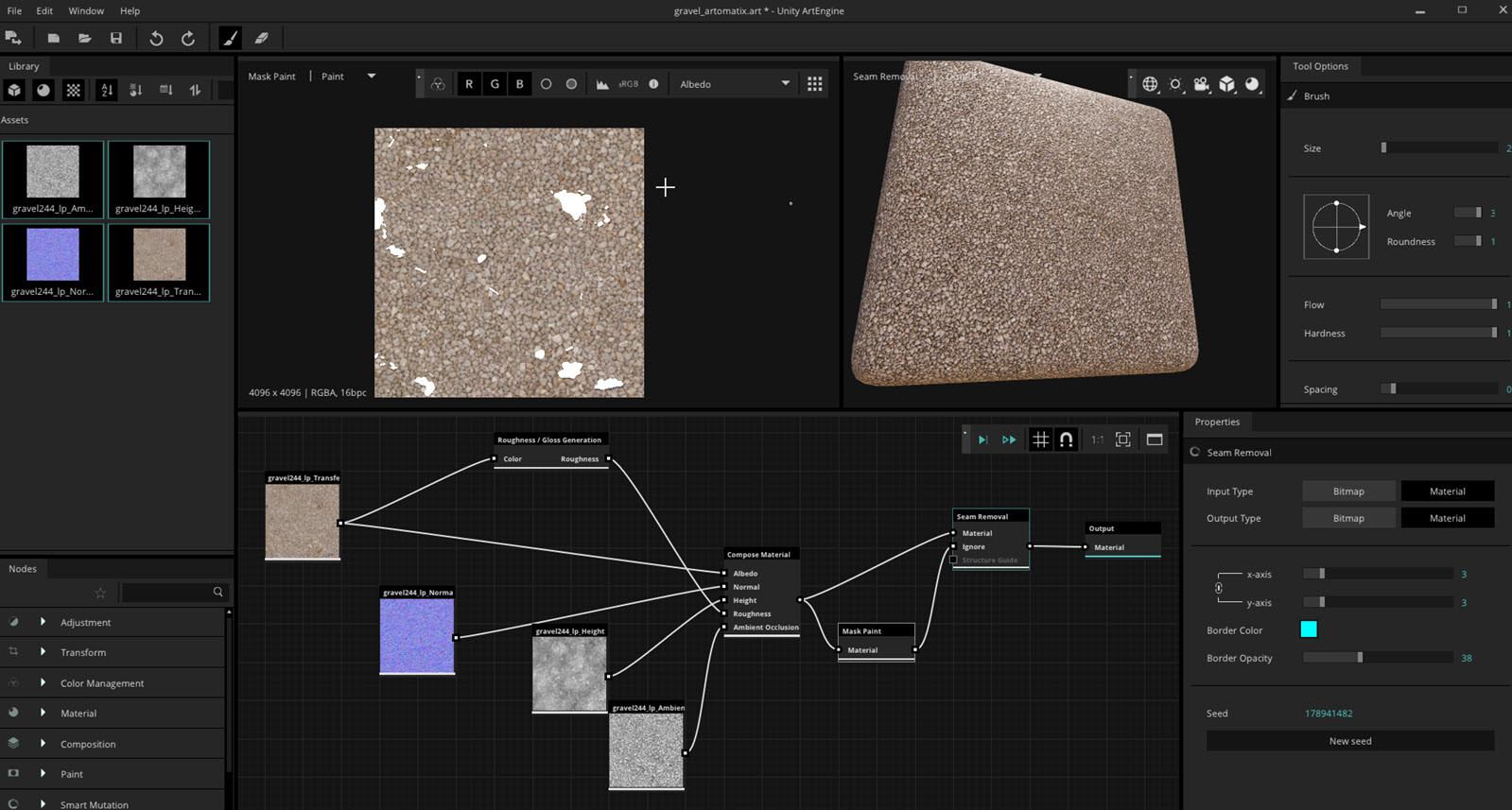 Grzegorz Baran - Gravel - Photogrammetry based Environment Texture