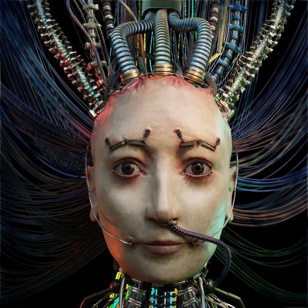 ArtStation - Cyberpunk Head