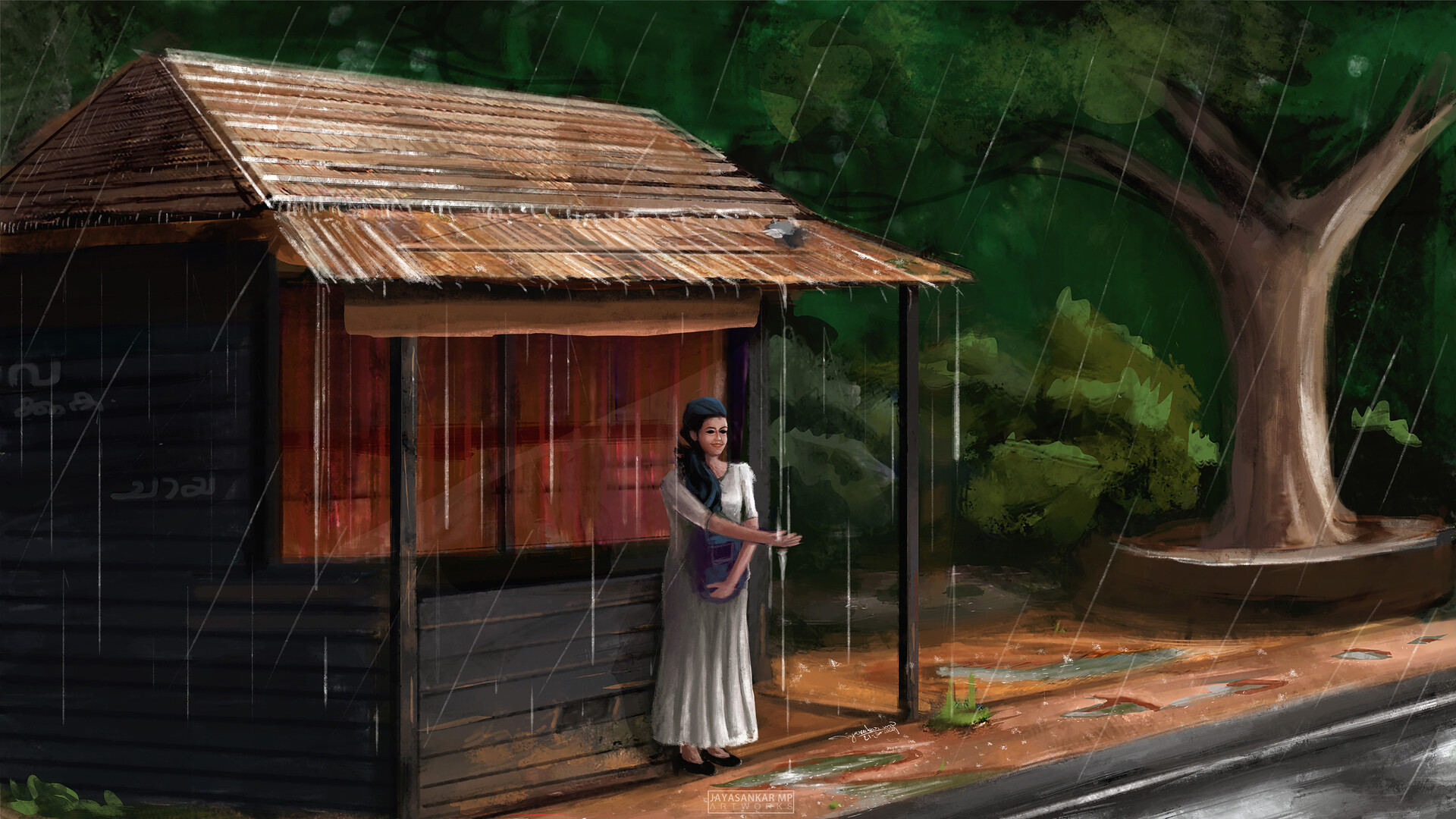 ArtStation - Her wait for me