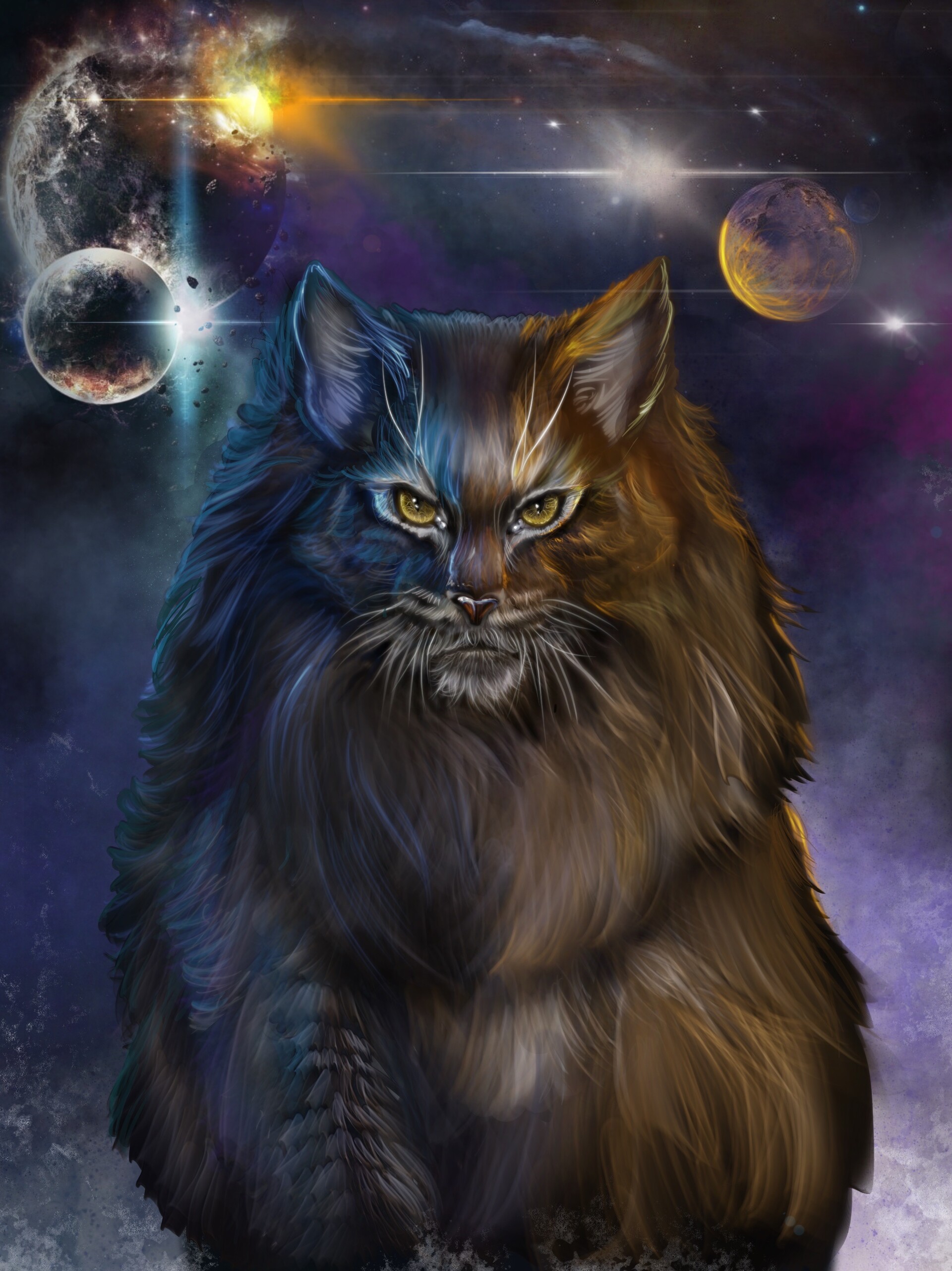 ArtStation - Space cat