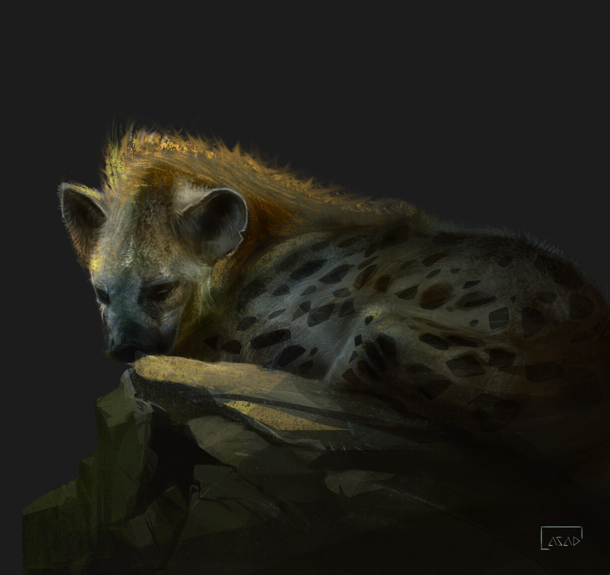 ArtStation - A hungry Hyena