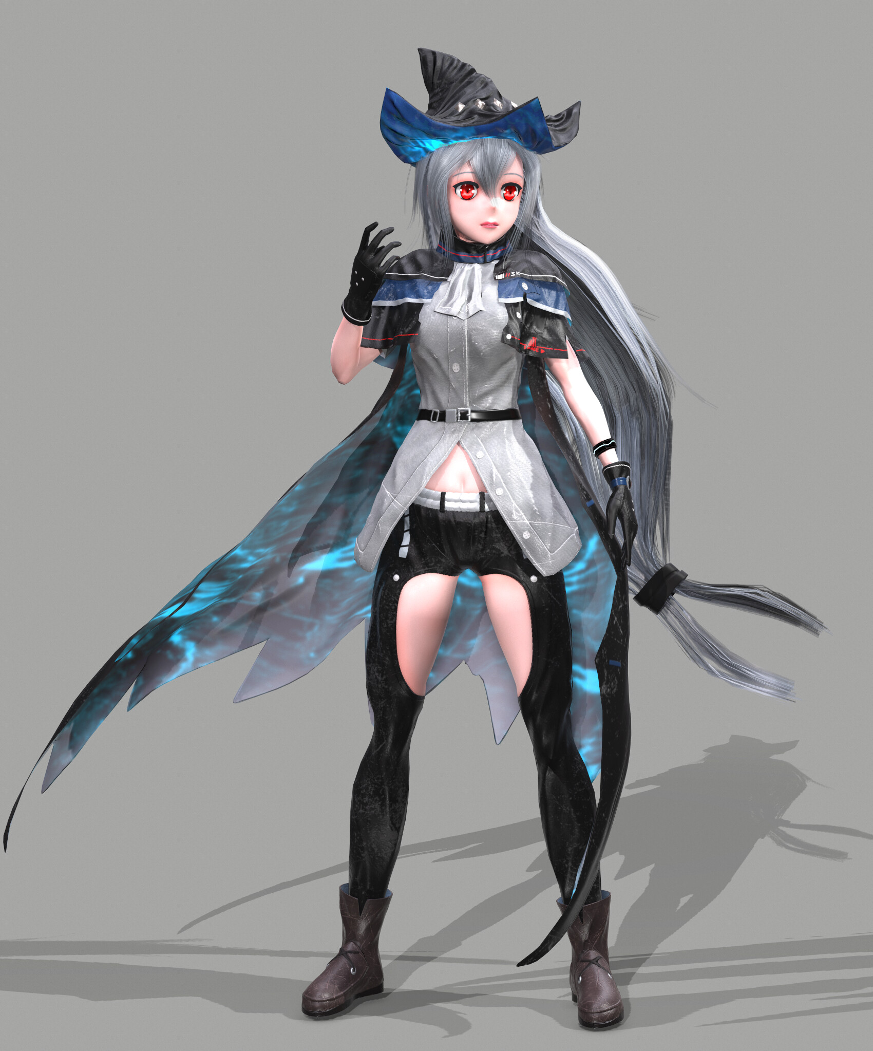 youseuf 98 - Skadi - arknights 3D model