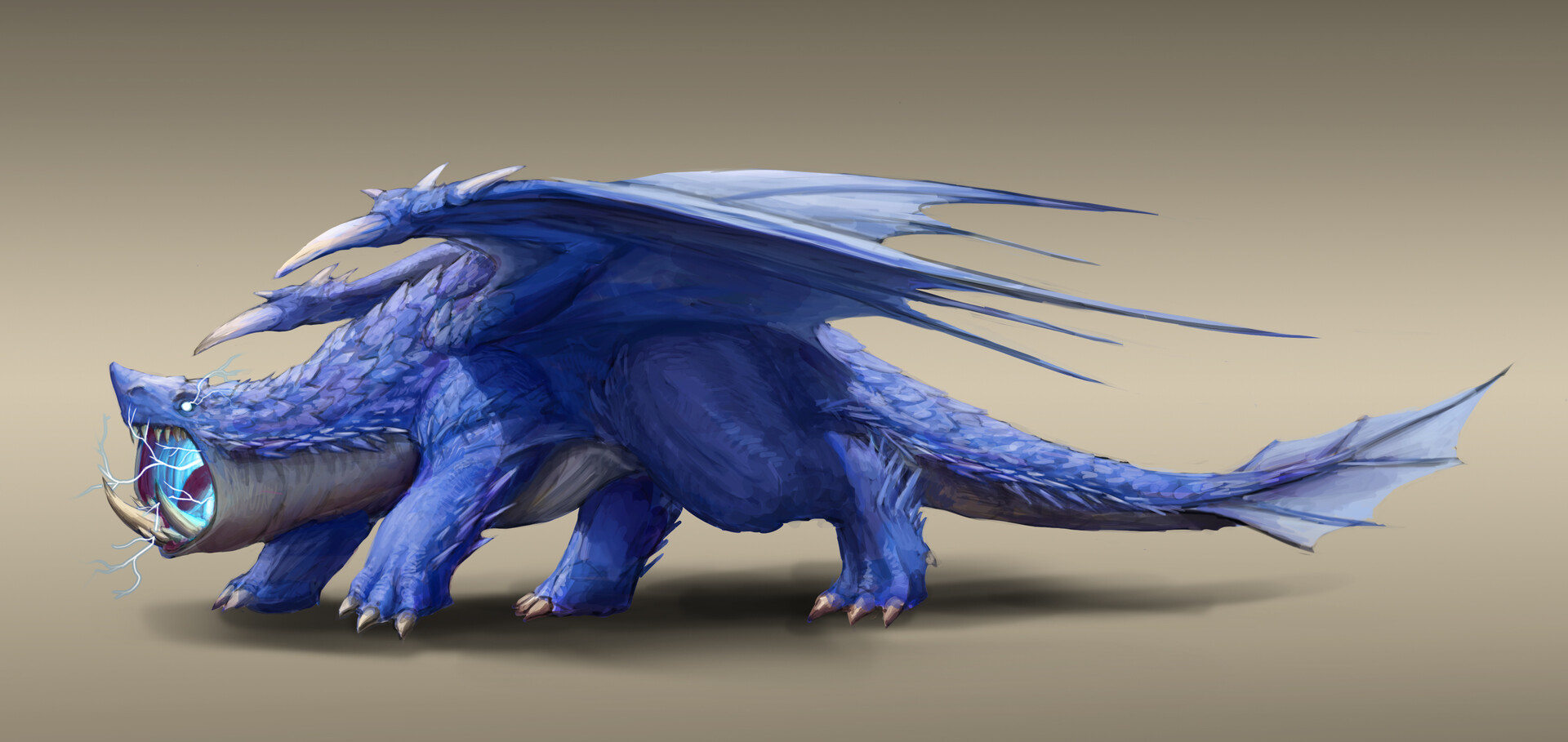 ArtStation - Blue Dragon