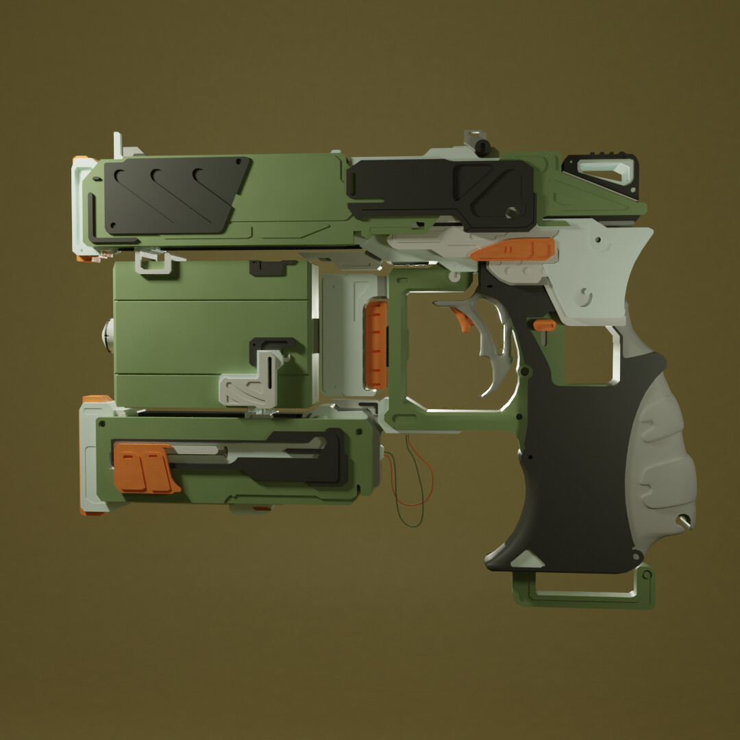 ArtStation - Sci-fi gun