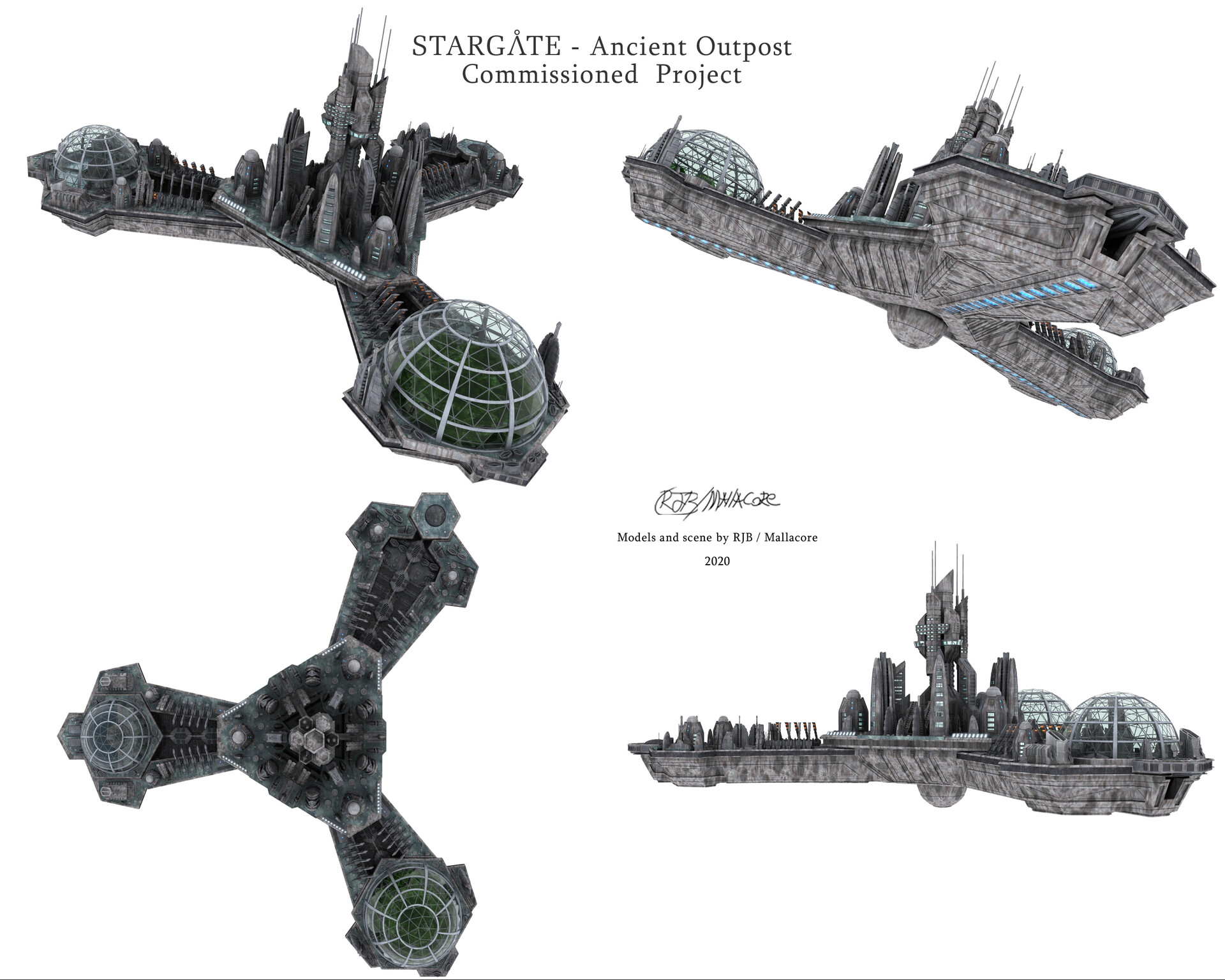Ryan Begemann - Stargate - Ancient Outpost (Commissioned Project)