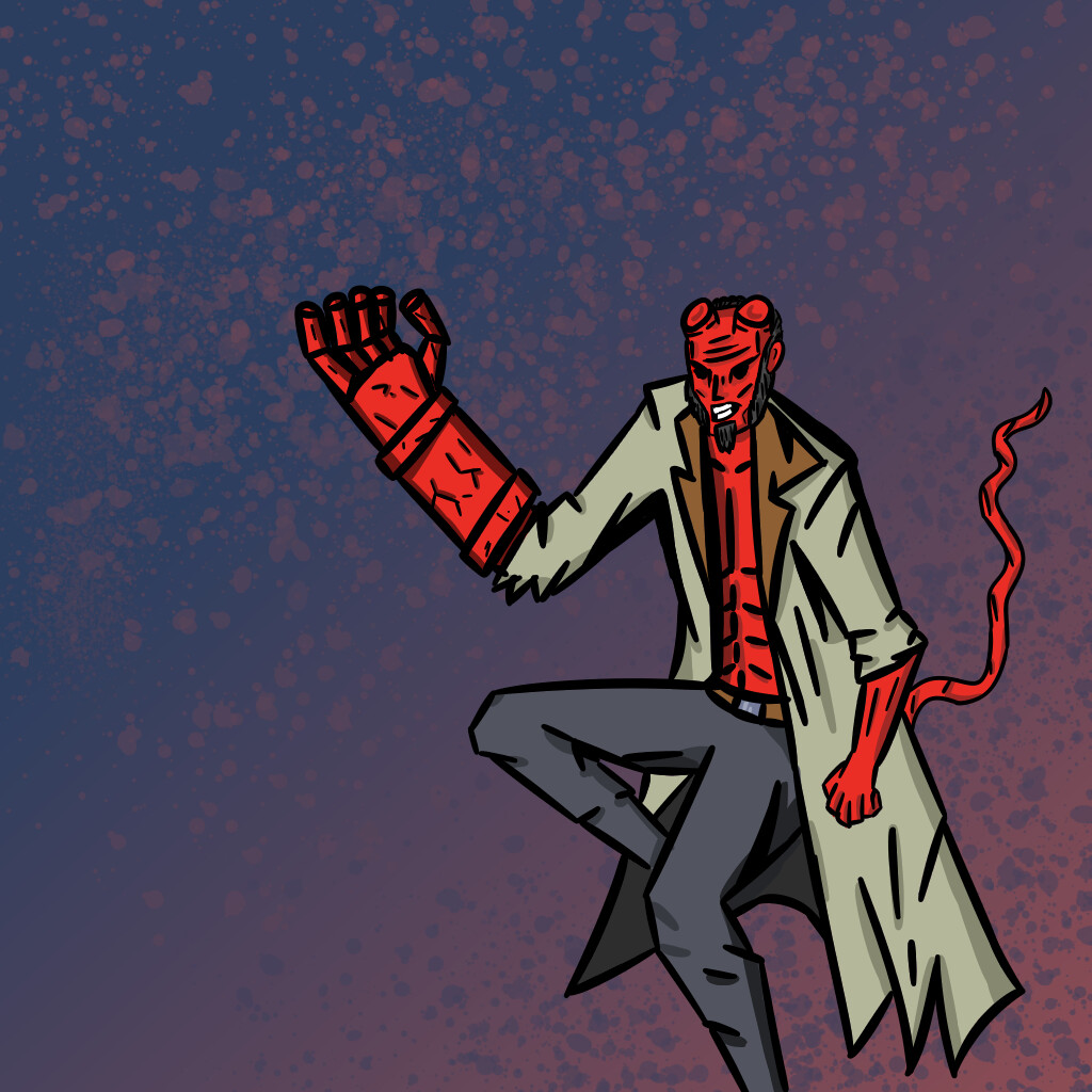 ArtStation - Hellboy Fanart