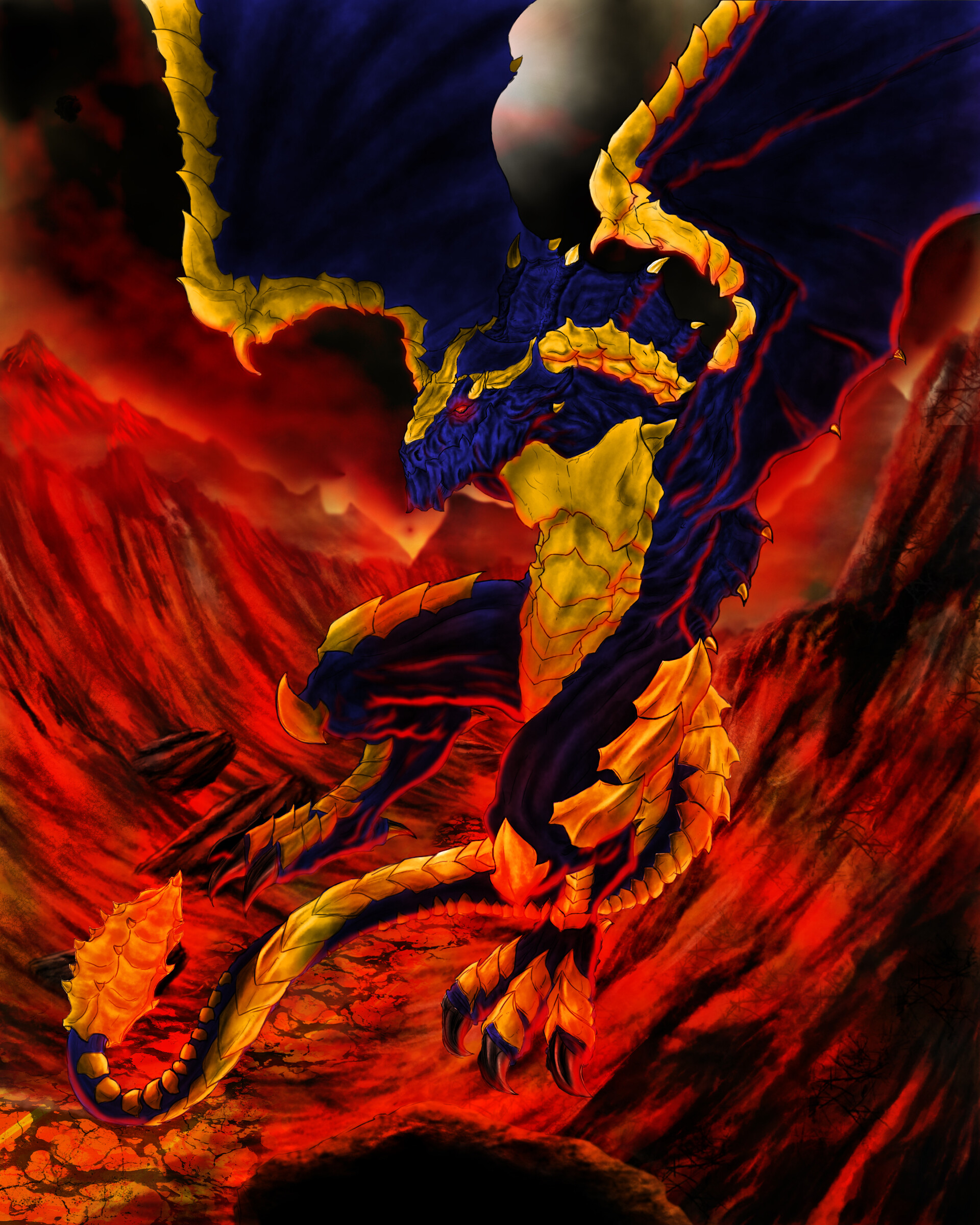 ArtStation - Blue Dragon