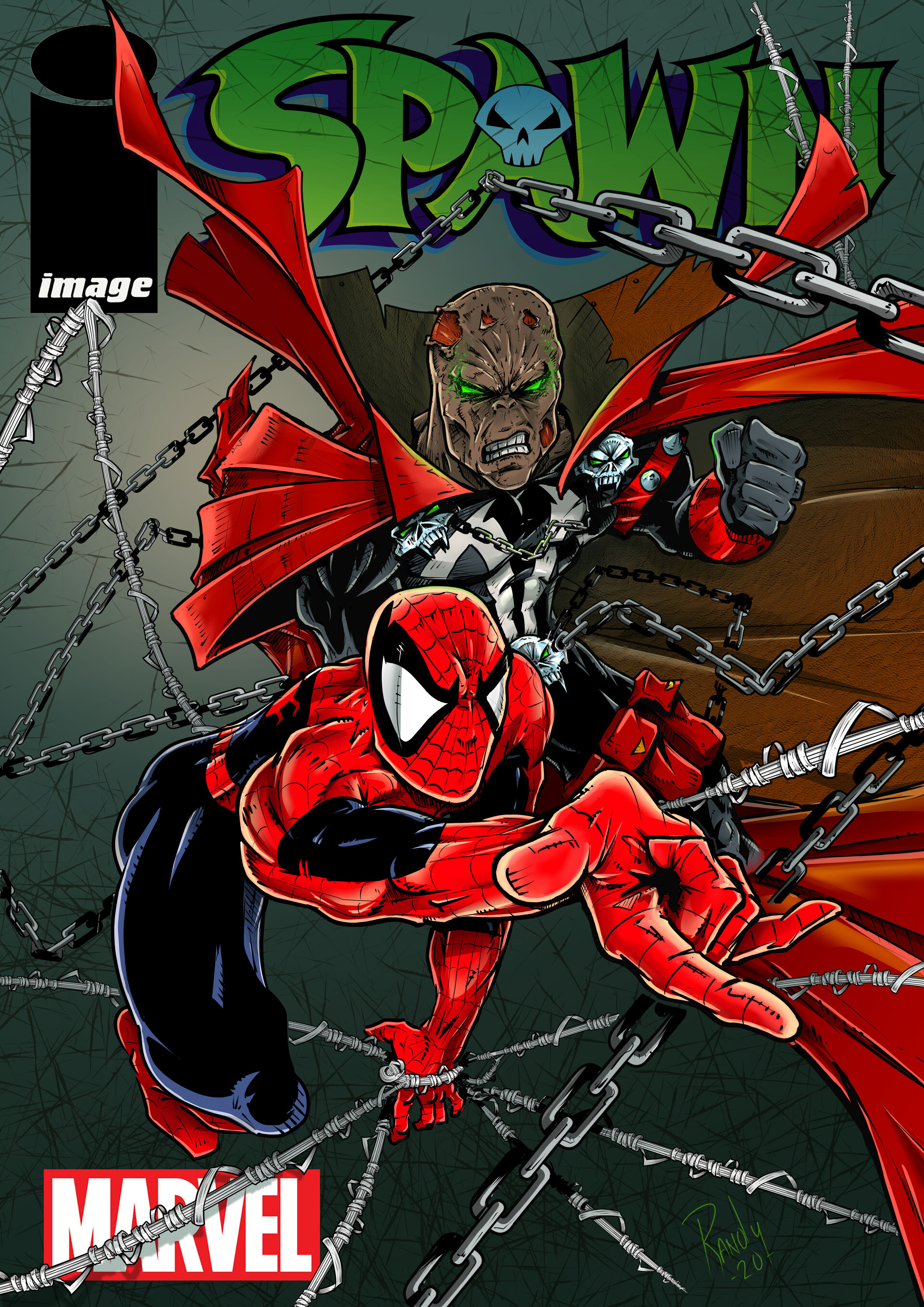 ArtStation - Spawn & Spidey