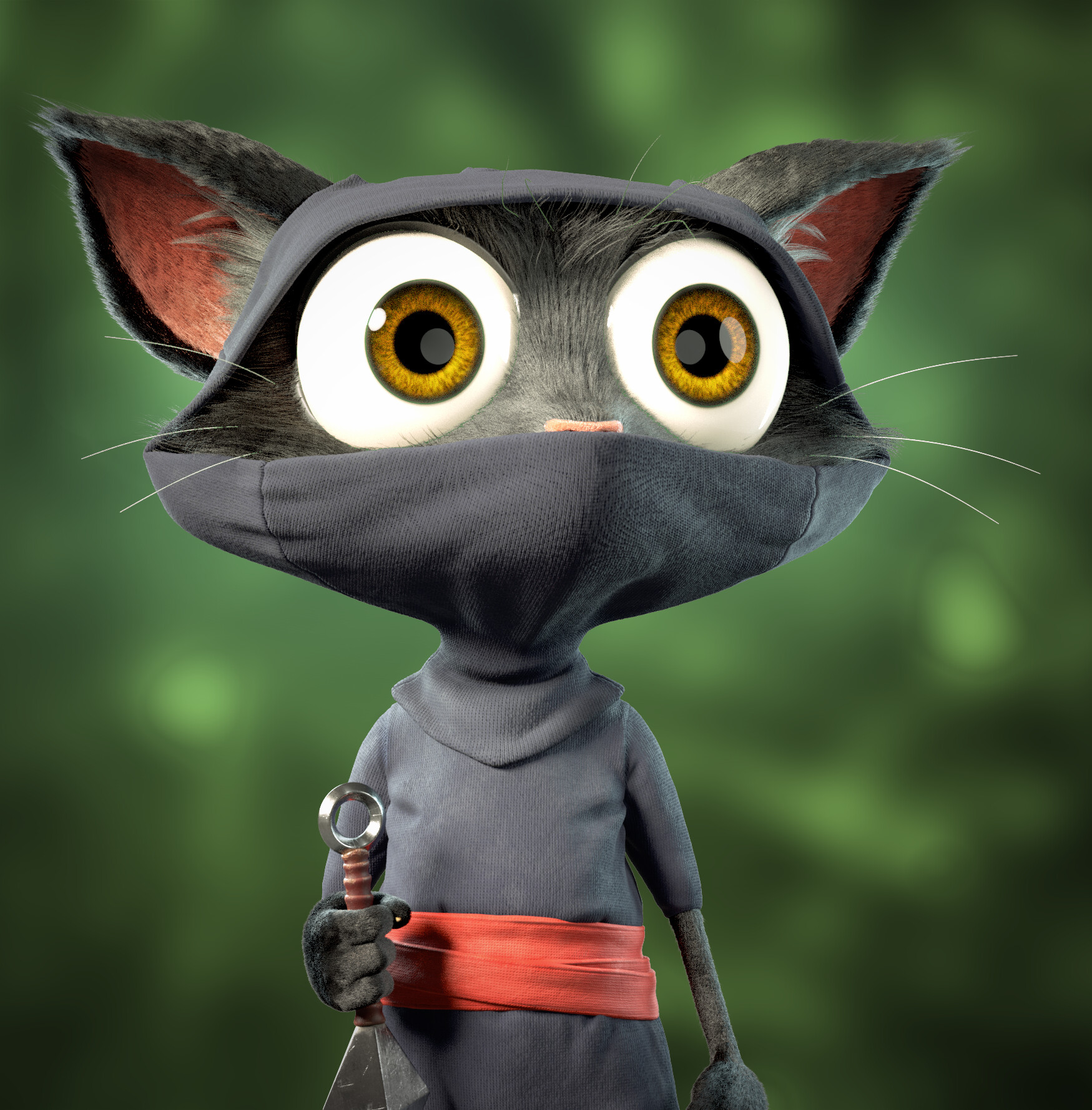 ArtStation - Ninja Cat