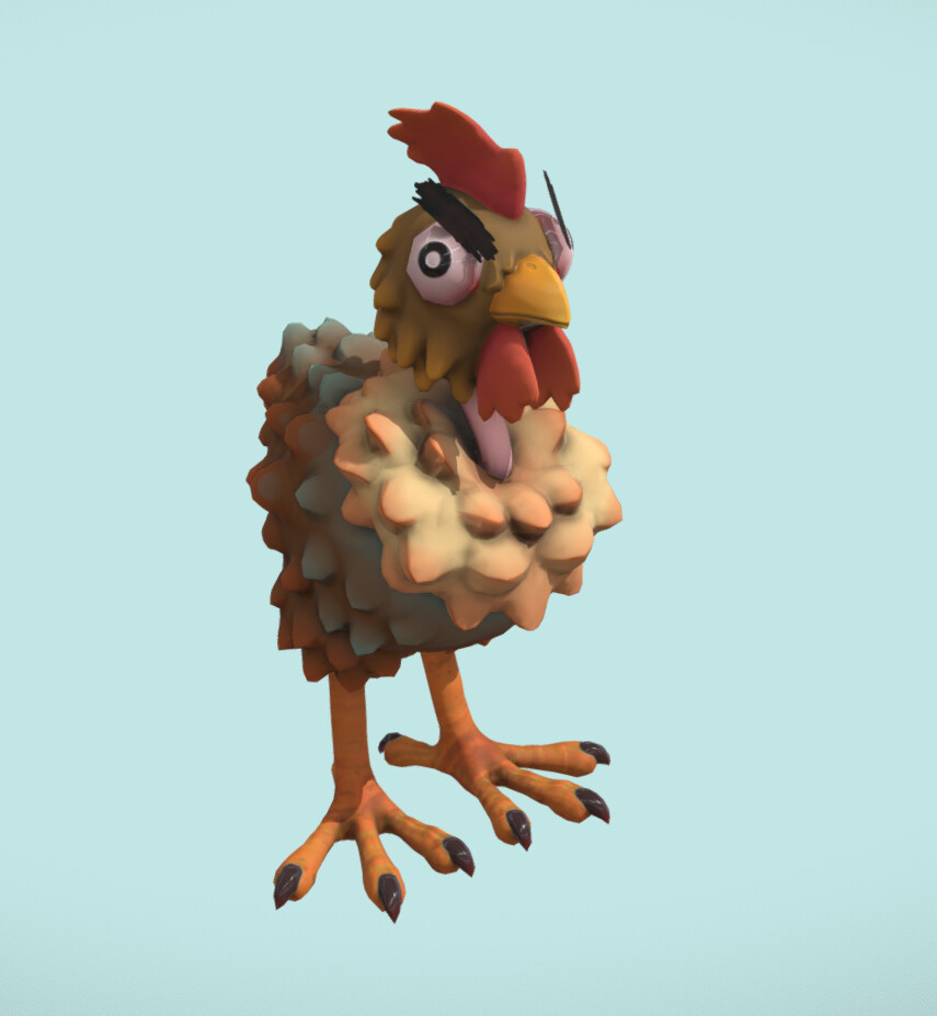ArtStation - Chicken Enemy