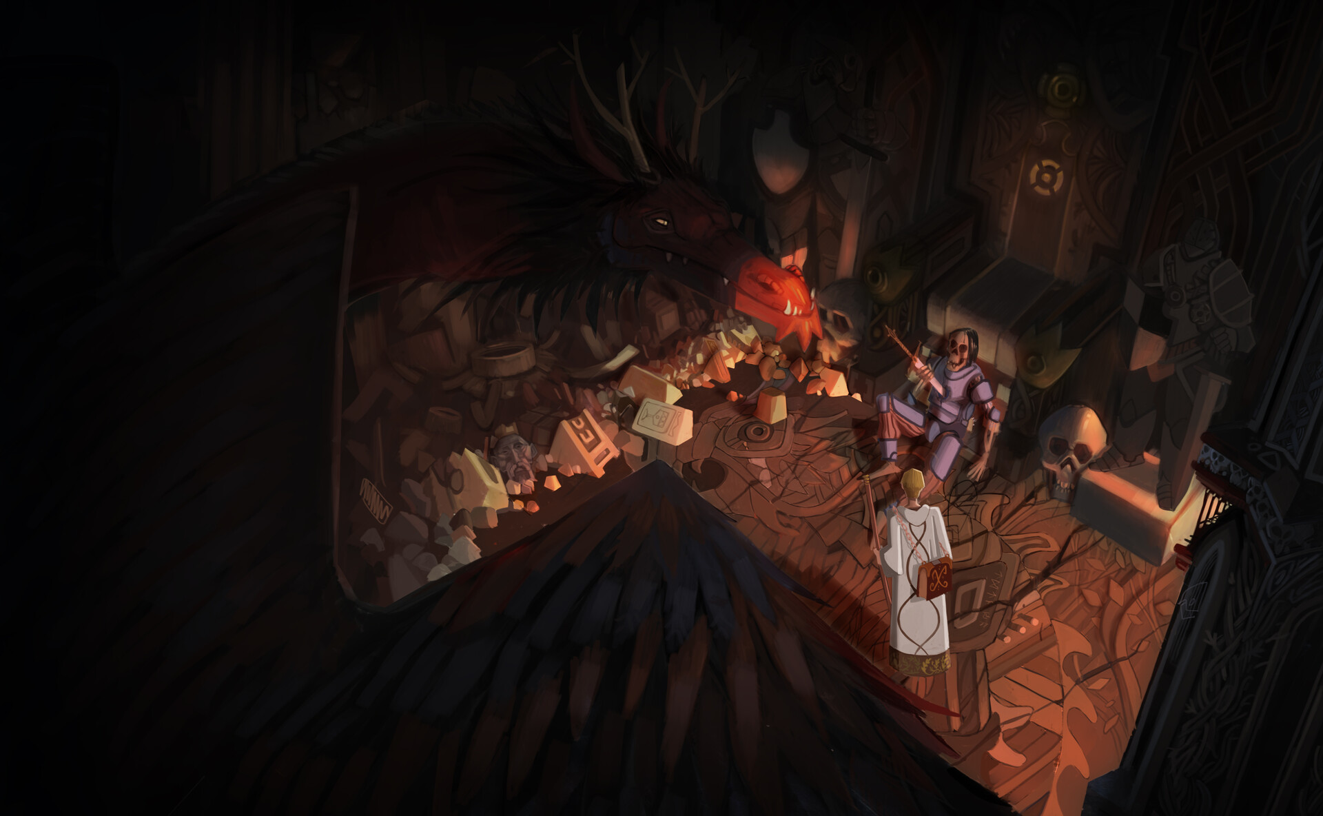 ArtStation - Enter the Dragon's Den...