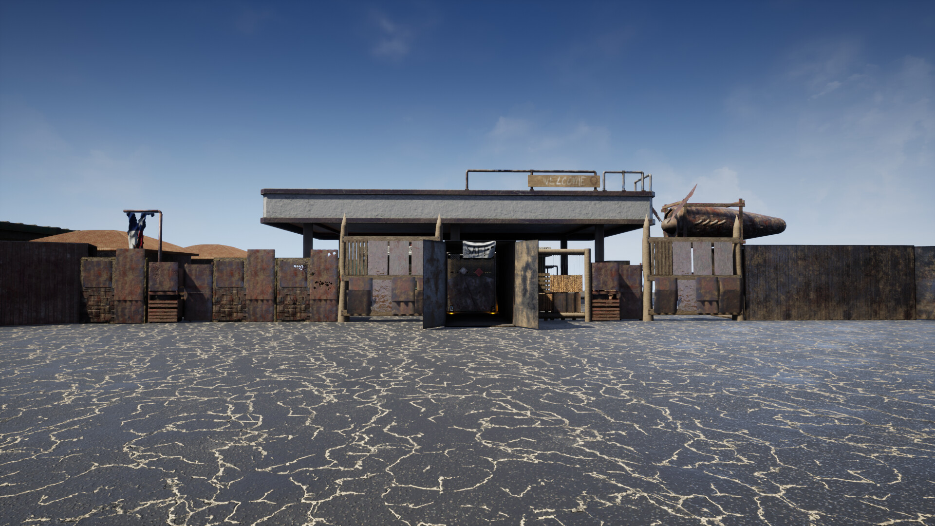 ArtStation - WIP Apocalyptic Settlement