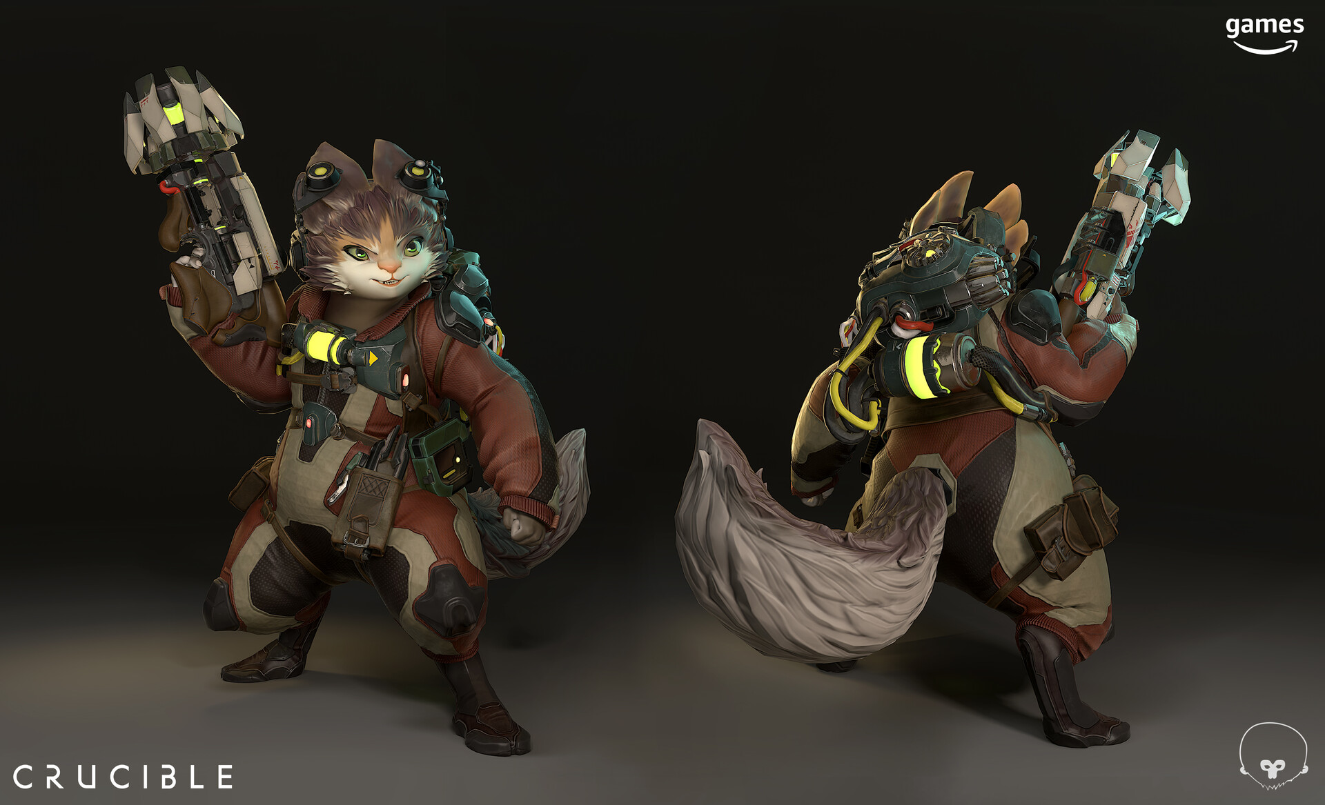 Tyler Stott - Crucible: Tosca Character Model, concept art and exploration