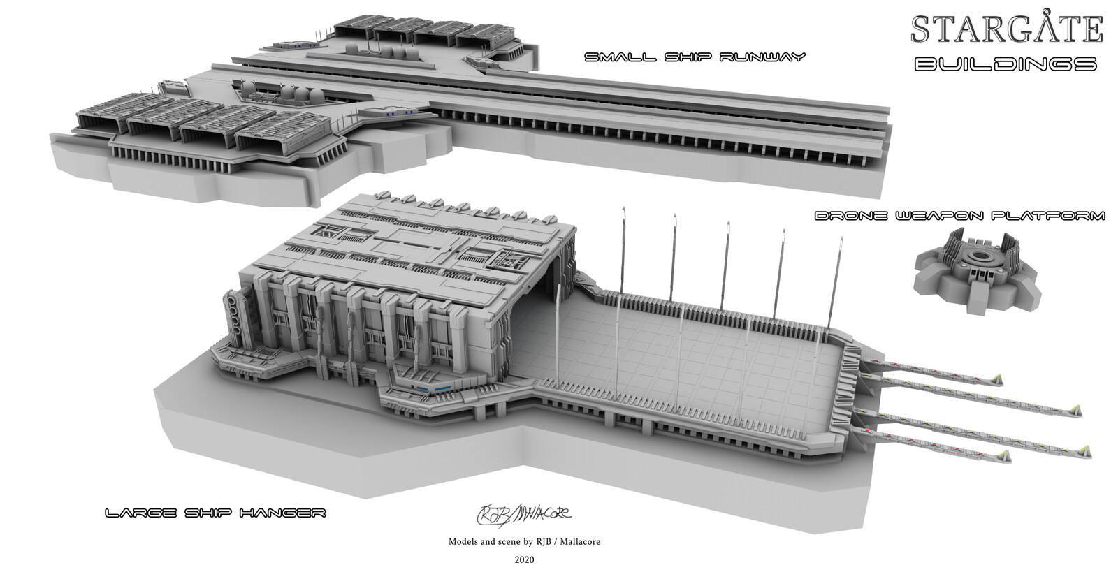Ryan Begemann - Stargate - Ancient Buildings (Fan Design)