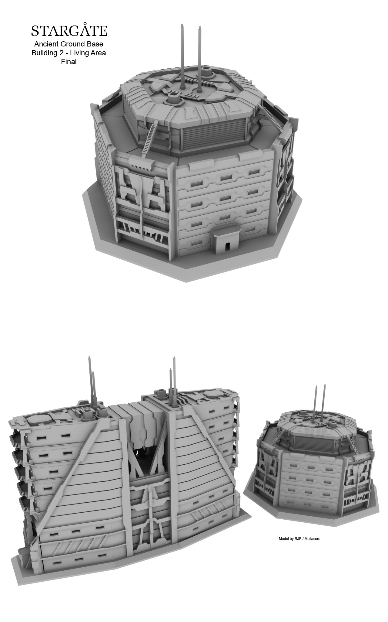 Ryan Begemann - Stargate - Ancient Buildings (Fan Design)