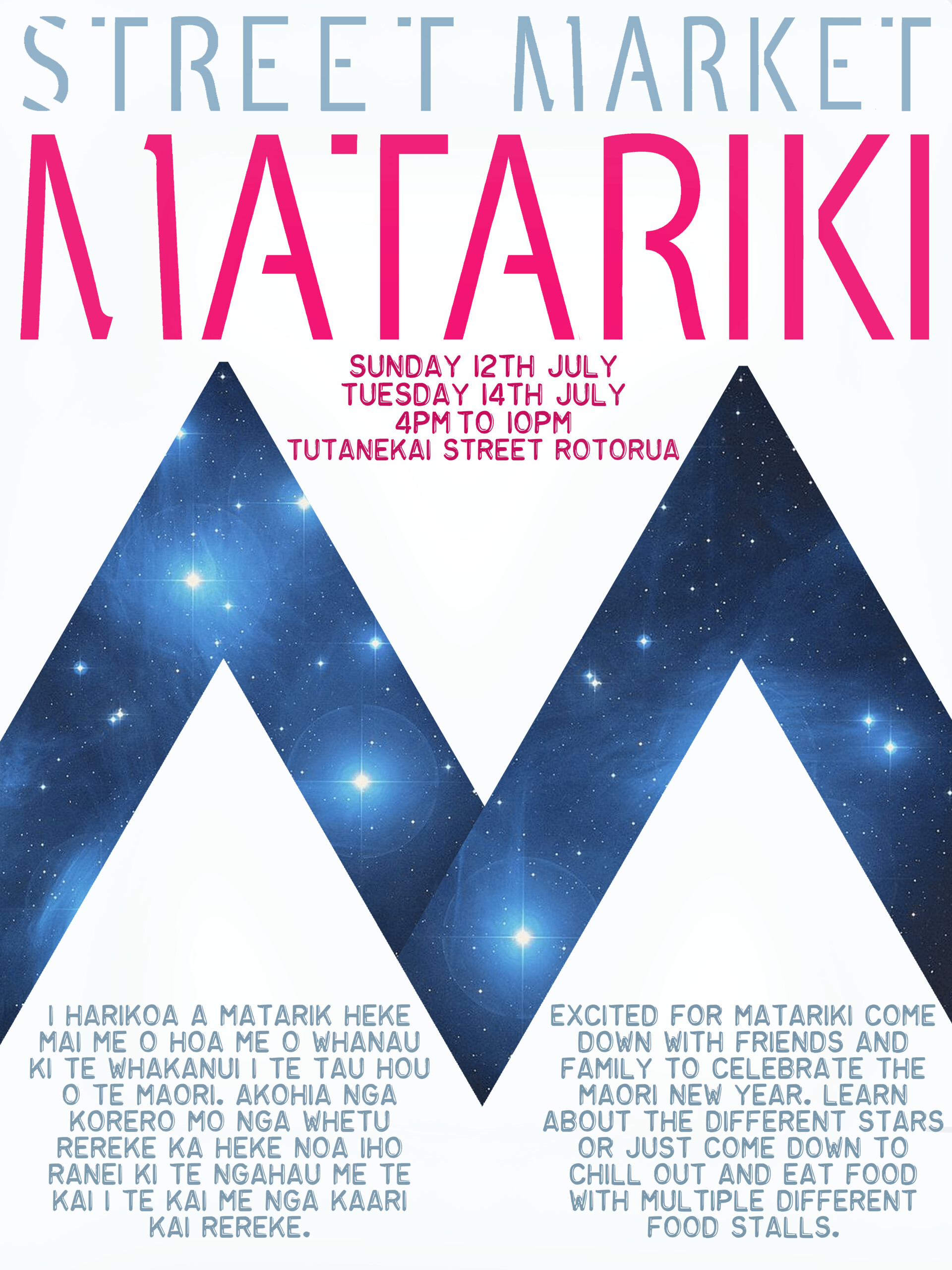 Dylan Keepa - Matariki Poster and Clothing Concepts