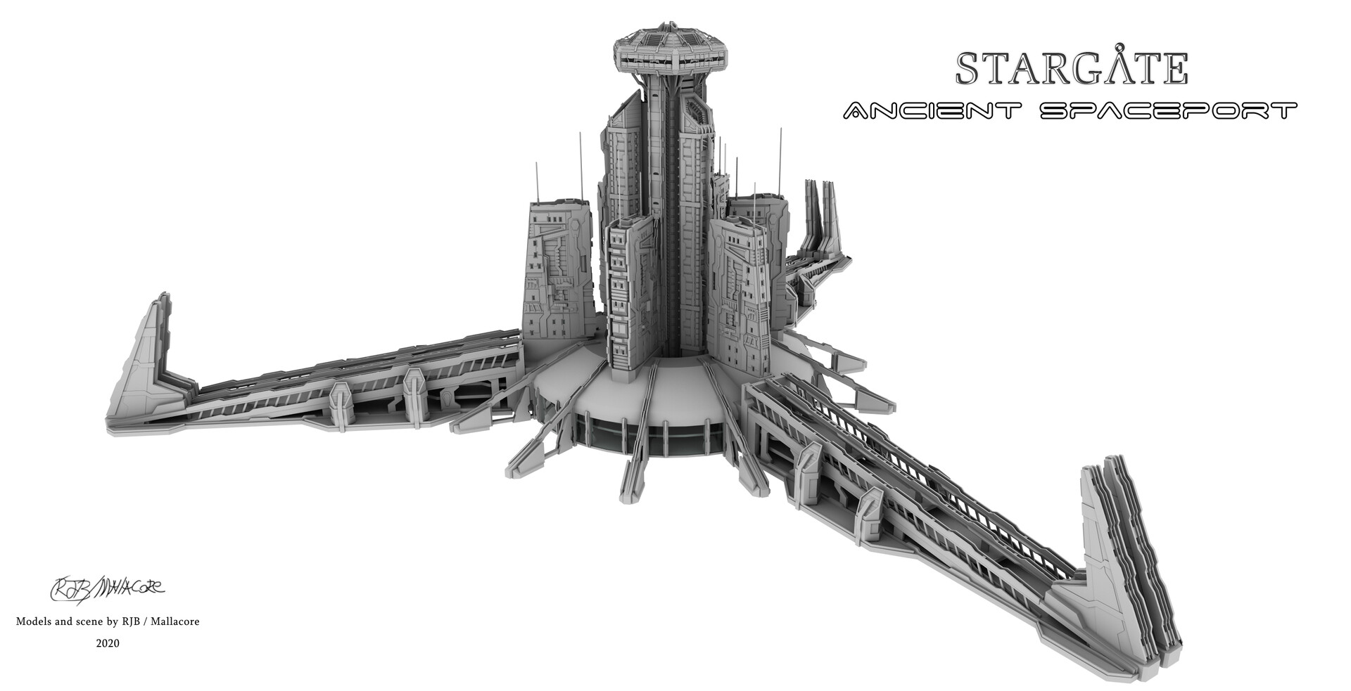 ArtStation - Stargate - Ancient Buildings (Fan Design)