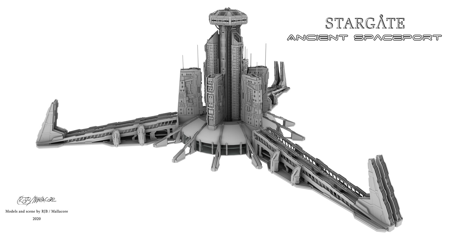 Ryan Begemann - Stargate - Ancient Buildings (Fan Design)