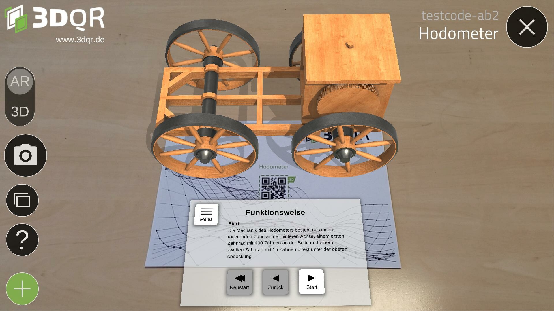 André Bloemer - Augmented Reality - Vitruvian Odometer