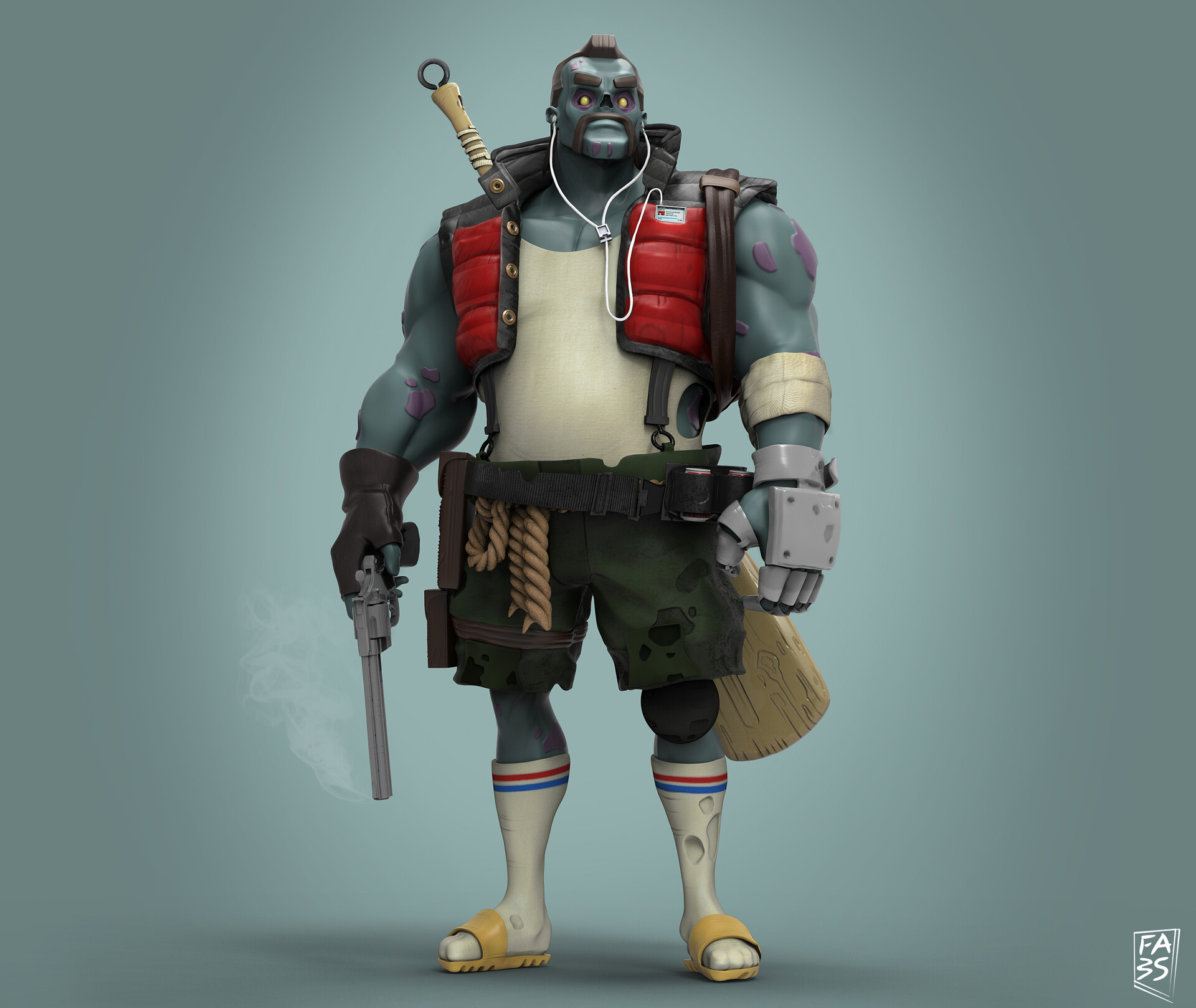 ArtStation - Muscle - 3D character design