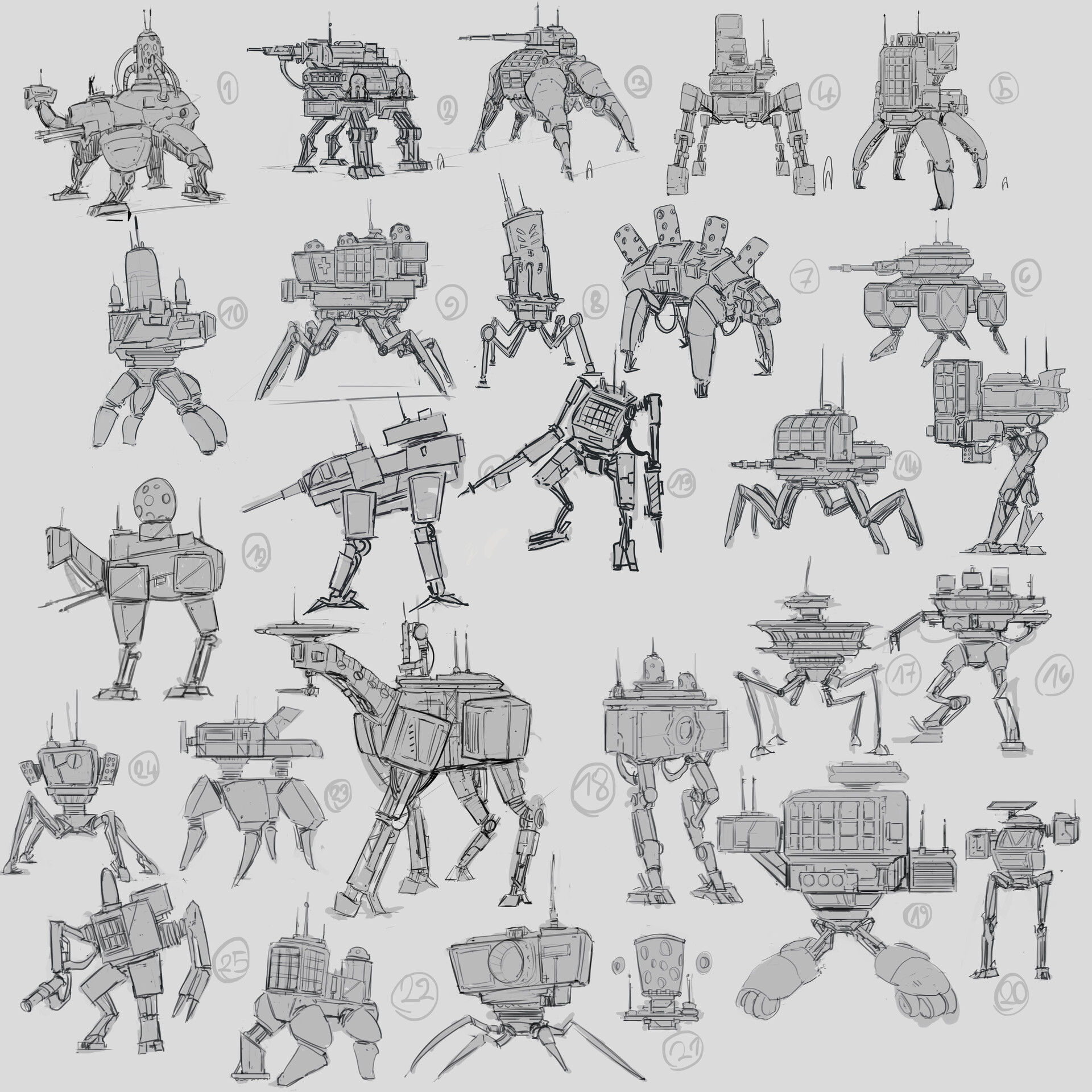 ArtStation - Mechs 01