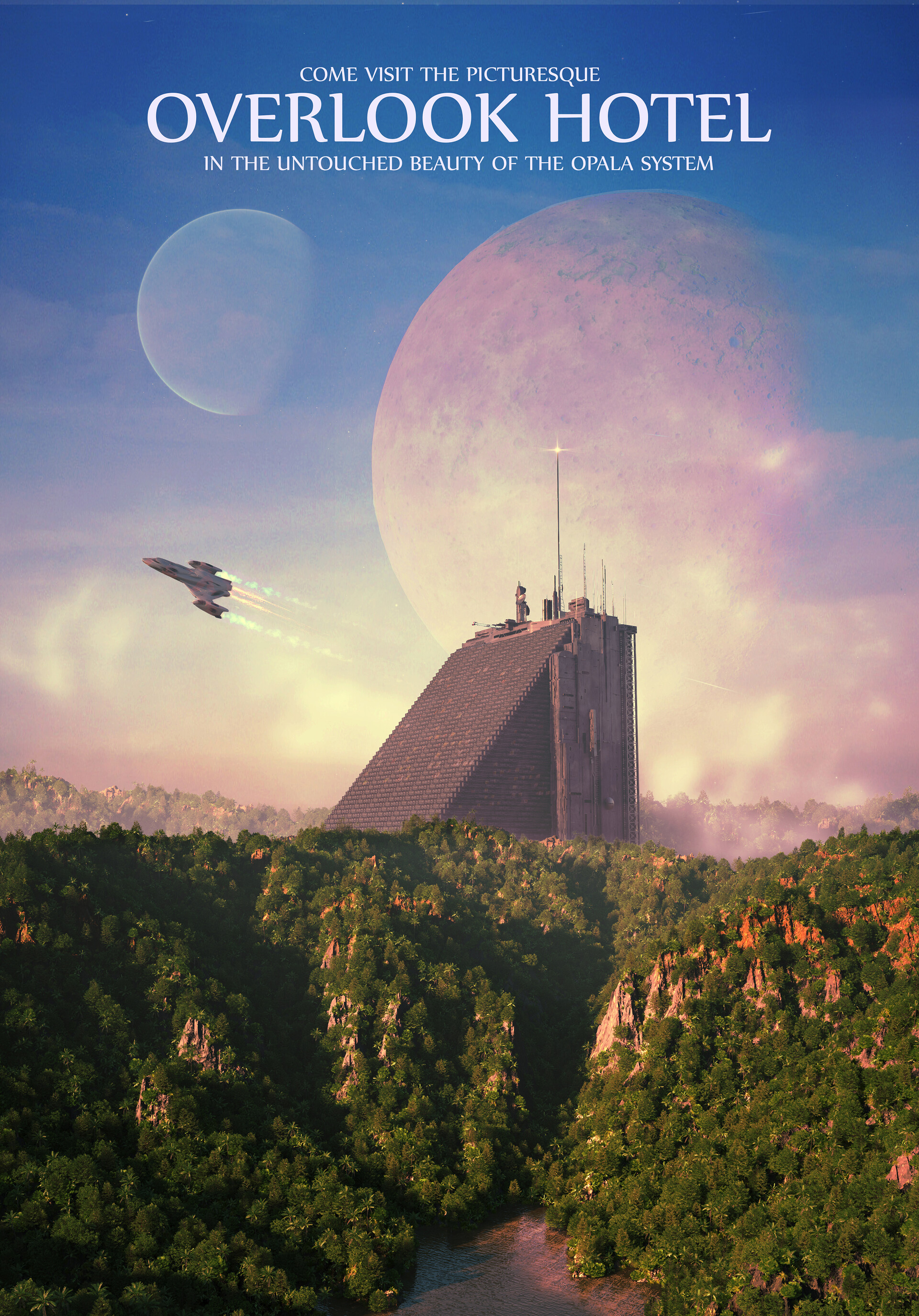 ArtStation - hotel advert