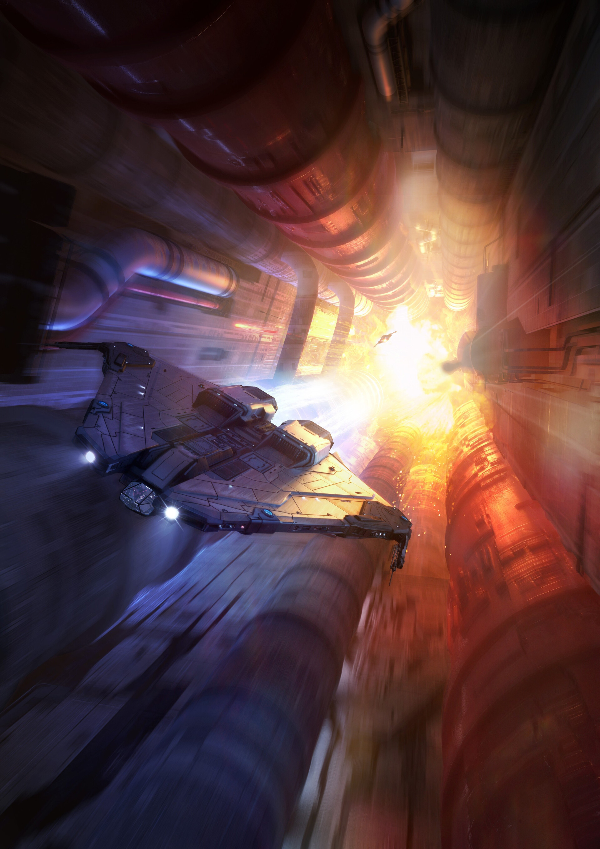 ArtStation - Tunnel escape