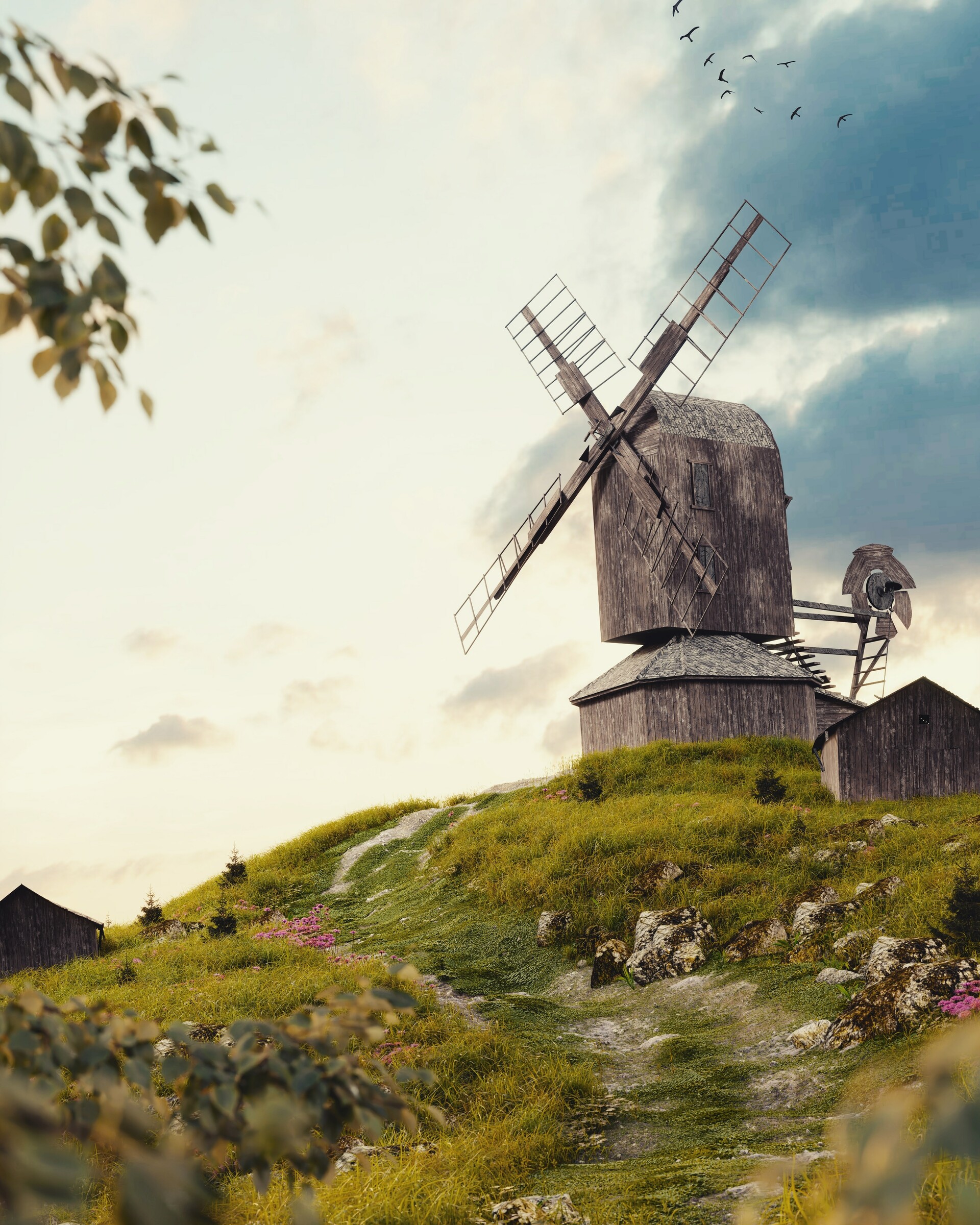 ArtStation - Windmill Day