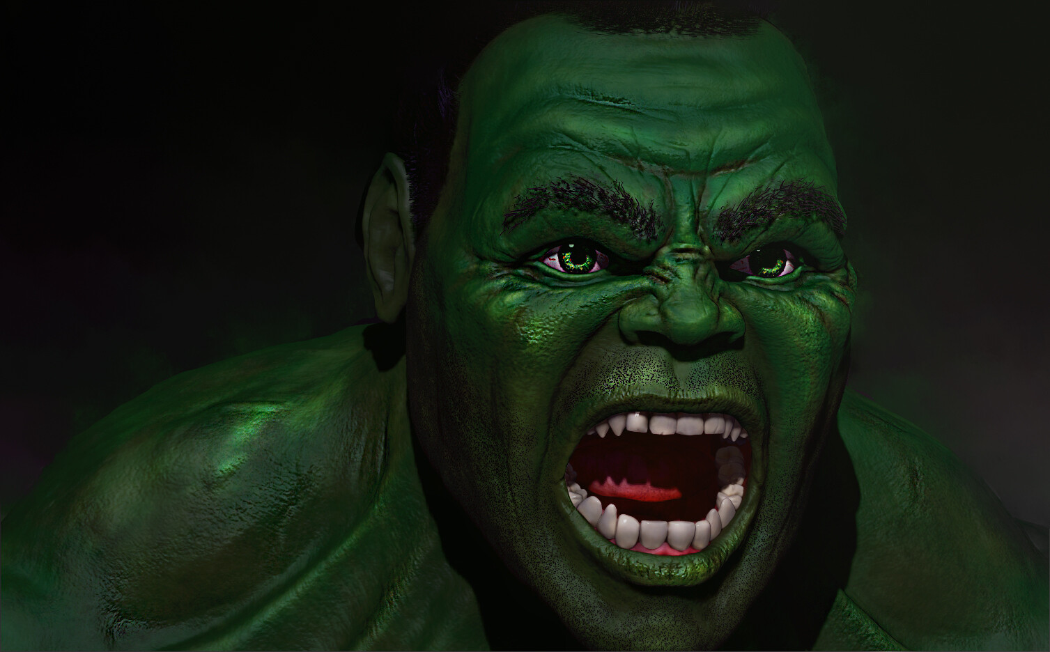 Hulk Smash Face
