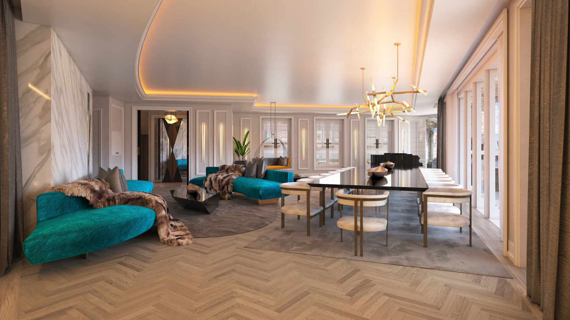 Victor Lucena - Monaco Villa - Living Room