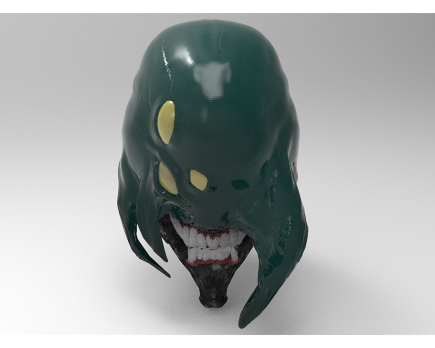 ArtStation - Two color schemes for monster