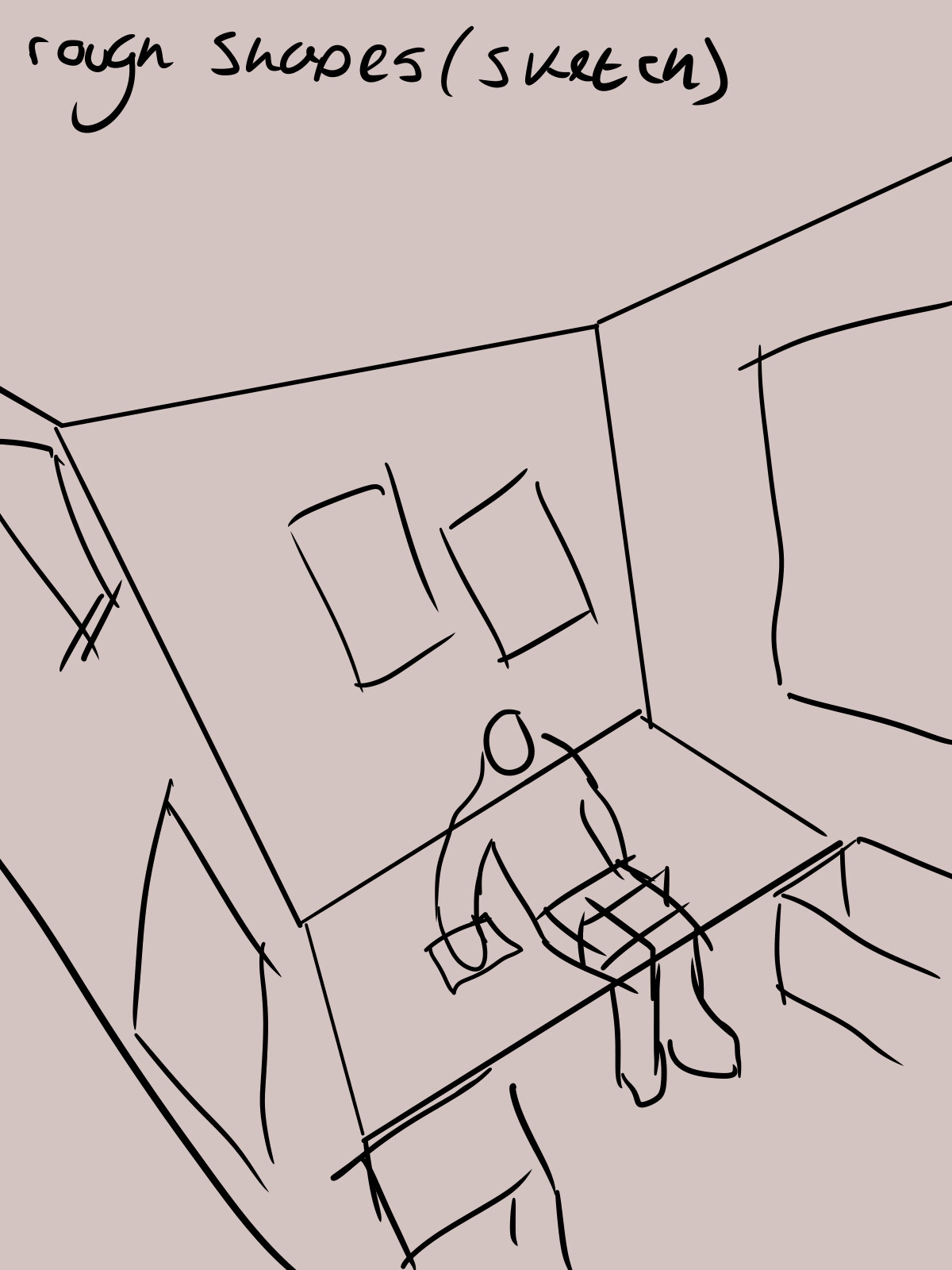 how to draw room