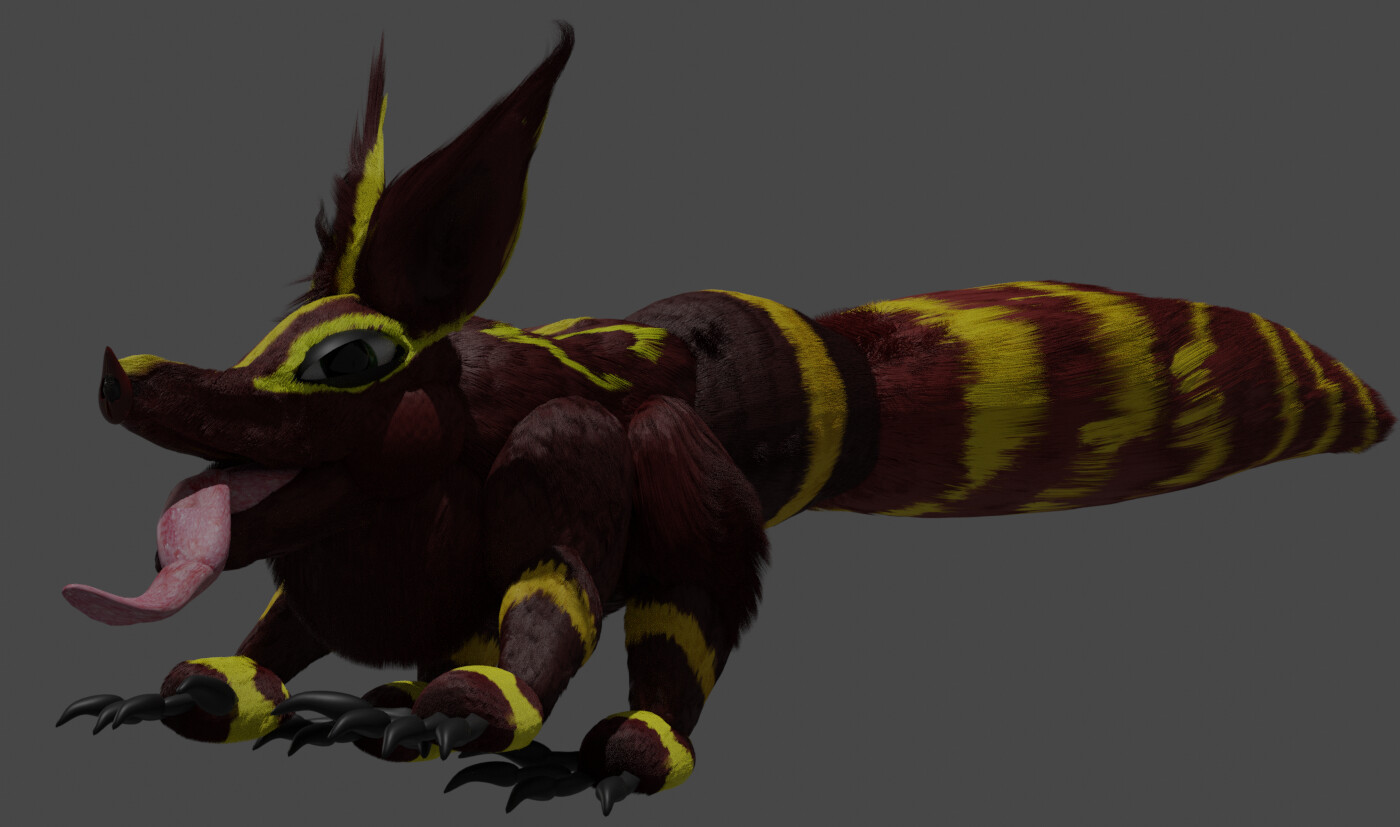 ArtStation - Puff possum.