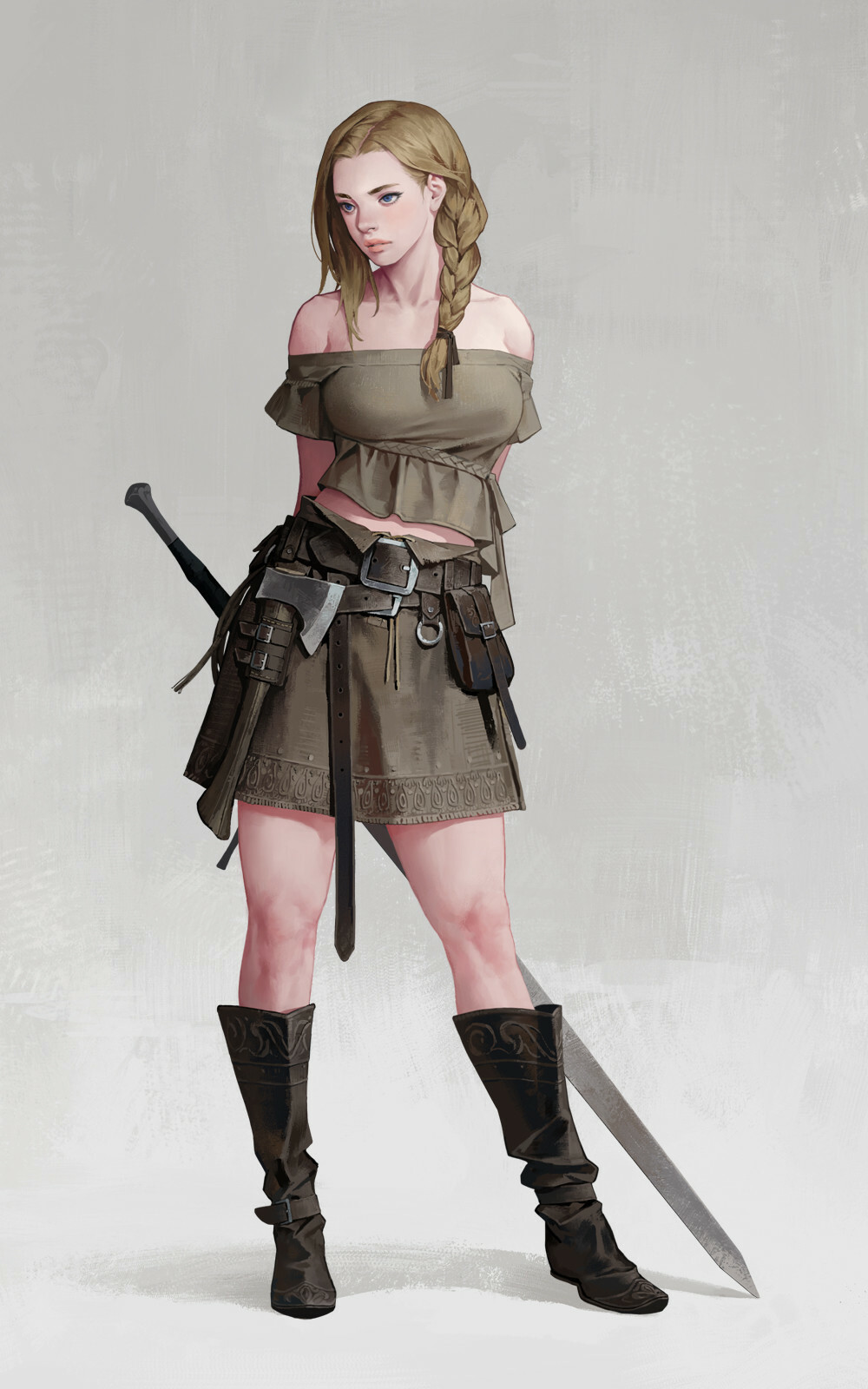 Barış Polat - Warrior Girl WIP