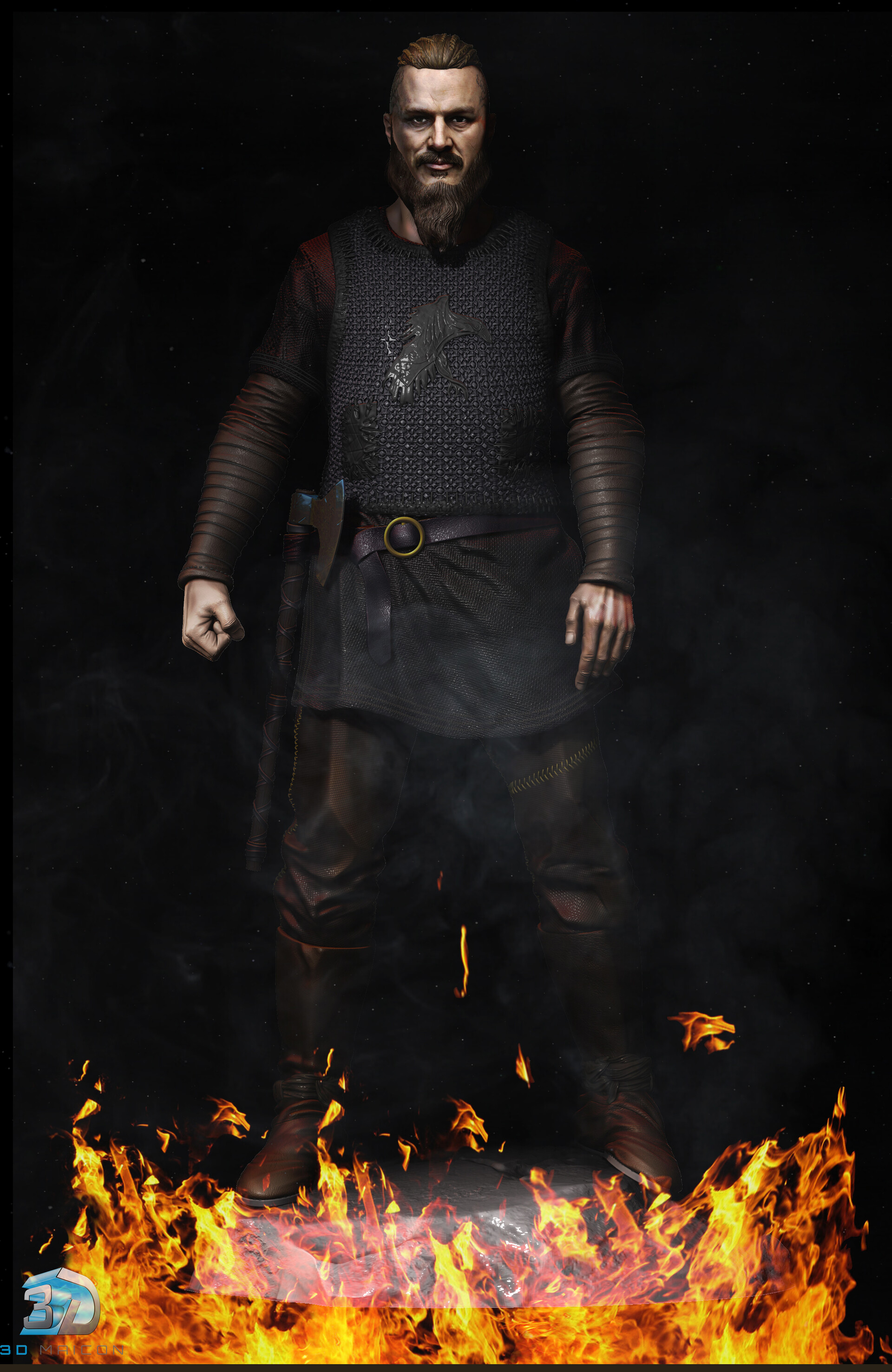 ArtStation - Ragnar Lodbrok- Vikings