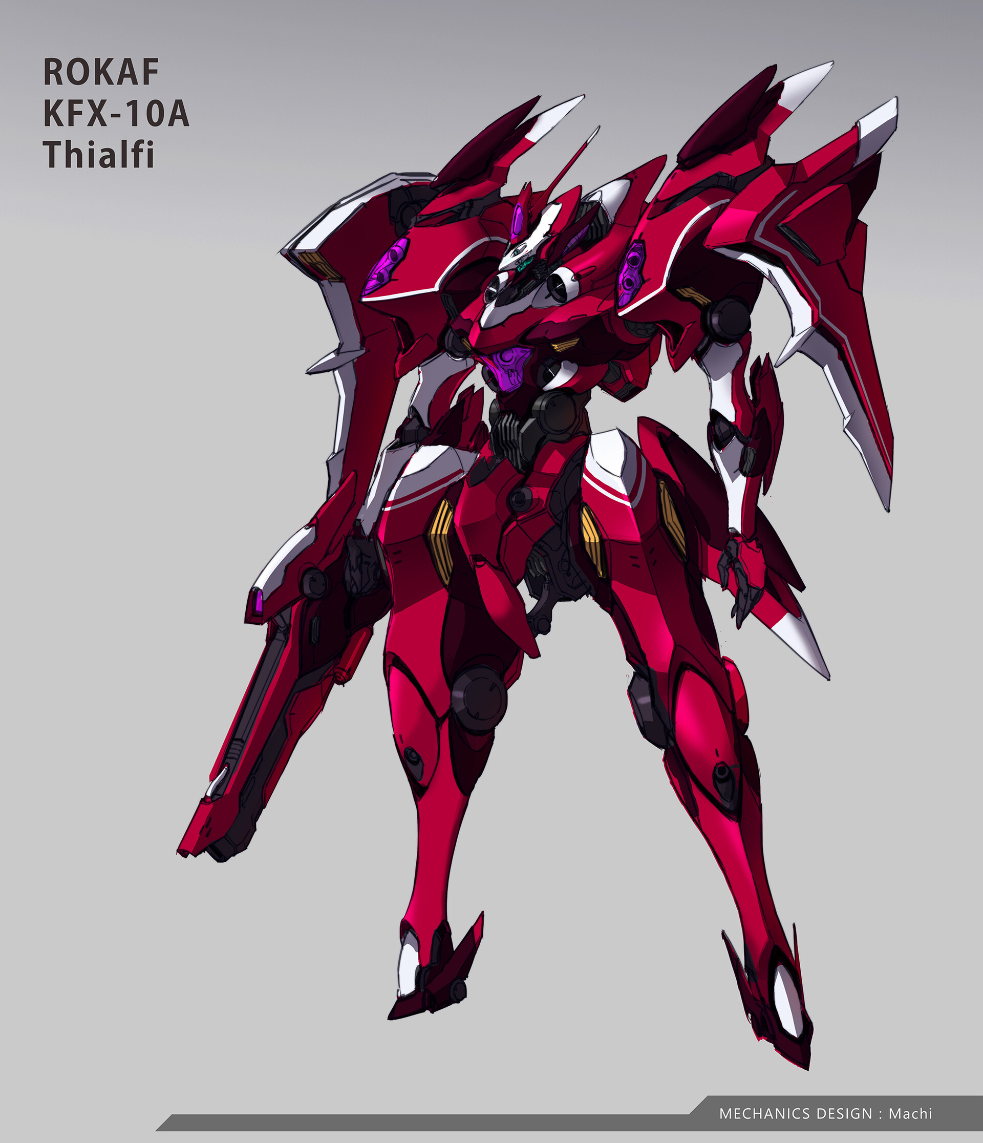 ArtStation - ROKAF KFX-10A Thialfi RED