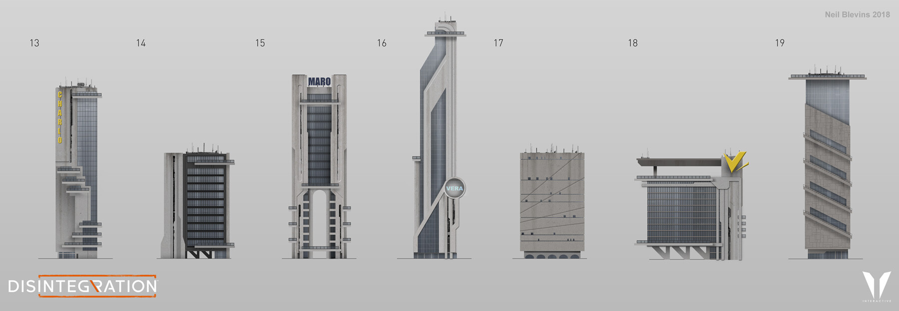 Neil Blevins - Disintegration Urban City Buildings