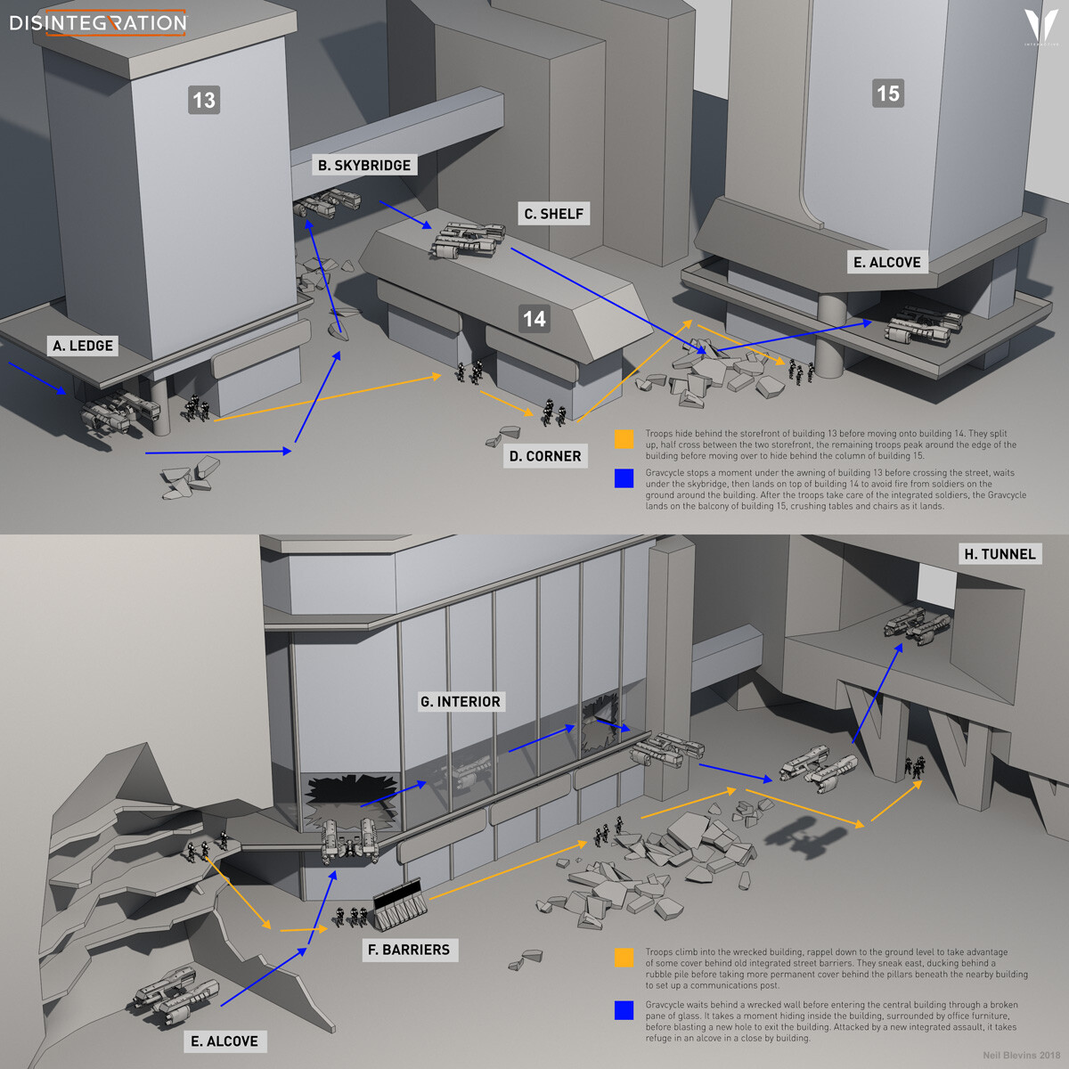 Neil Blevins - Disintegration Urban City Buildings