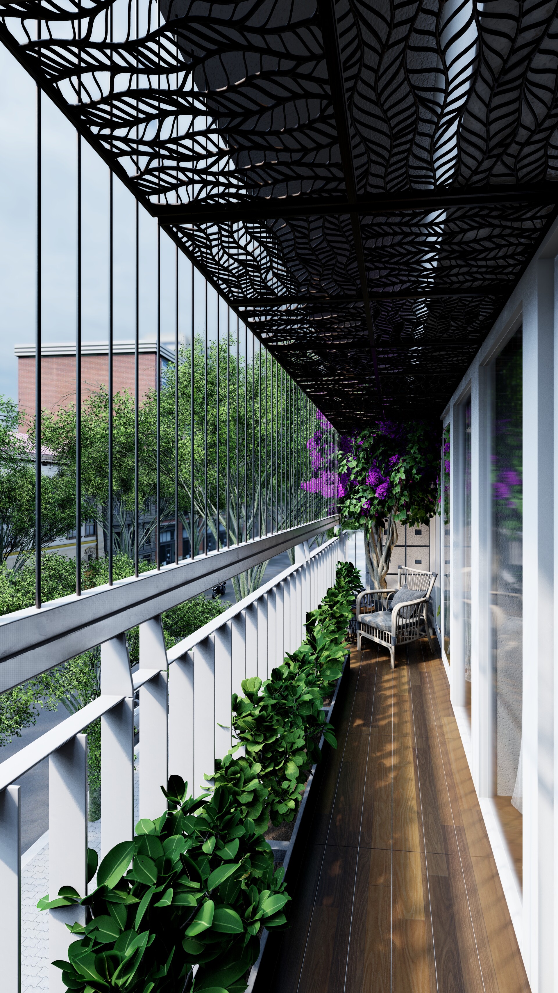 ArtStation - EUROTOP PROJECT: Balcony Decoration Design