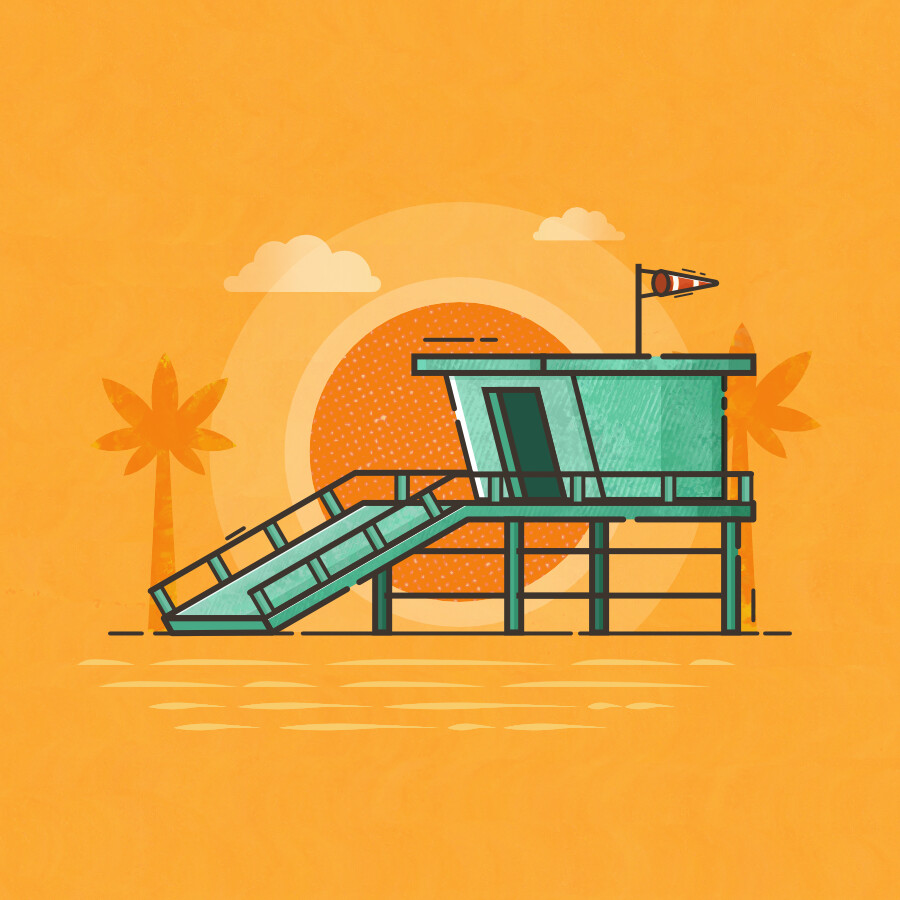 ArtStation - Beach Tower