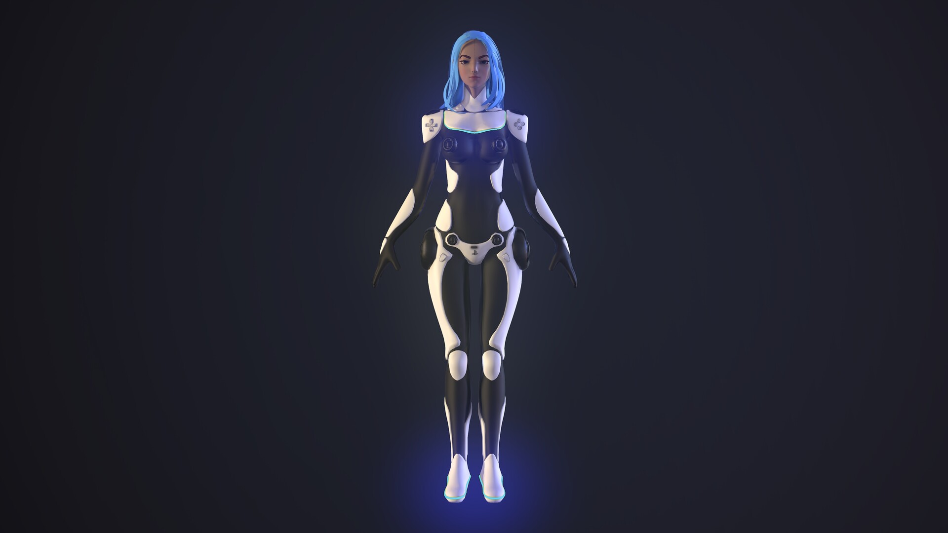 ArtStation - PS5 Girl
