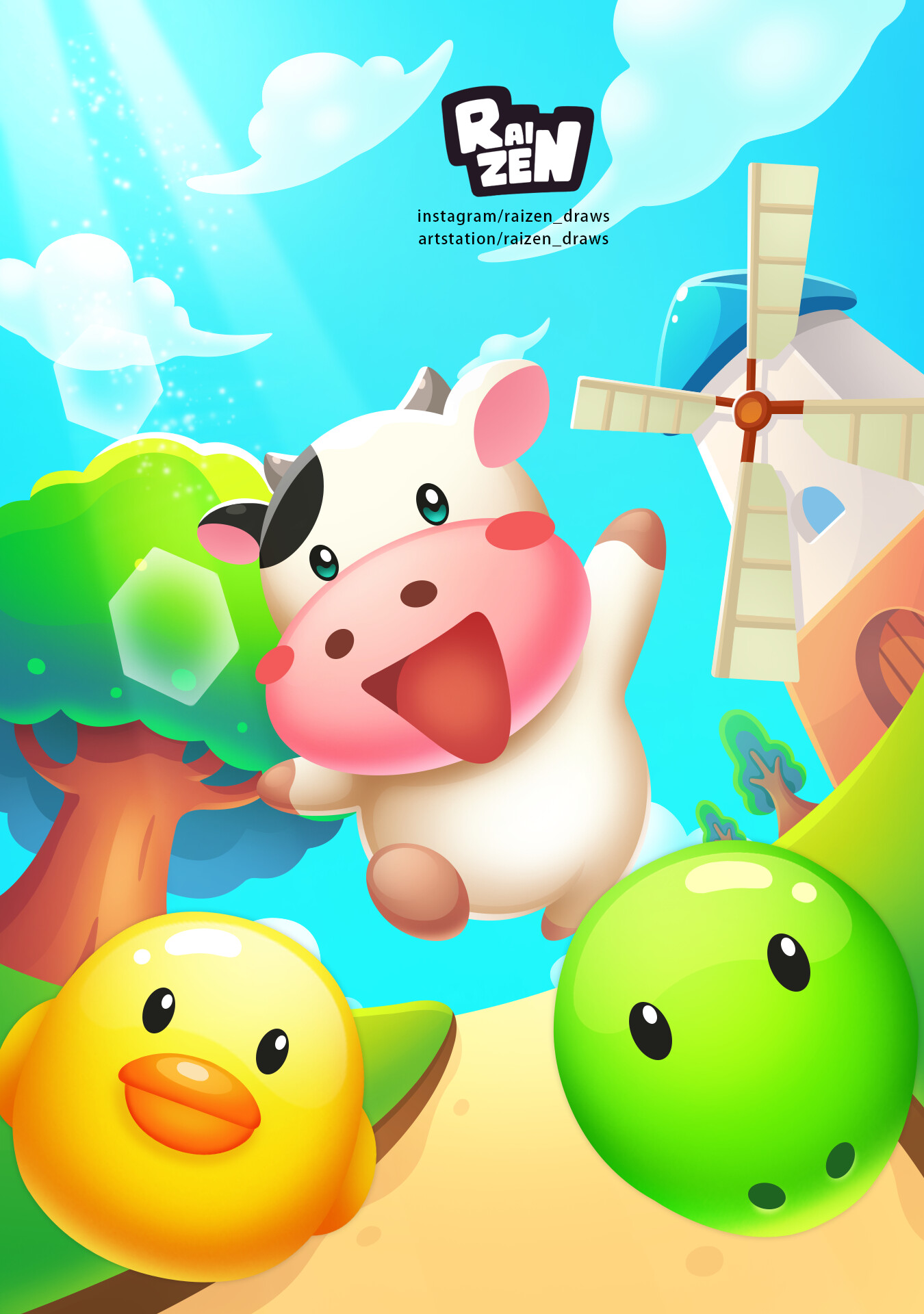 ArtStation - Momo Pop HTML5