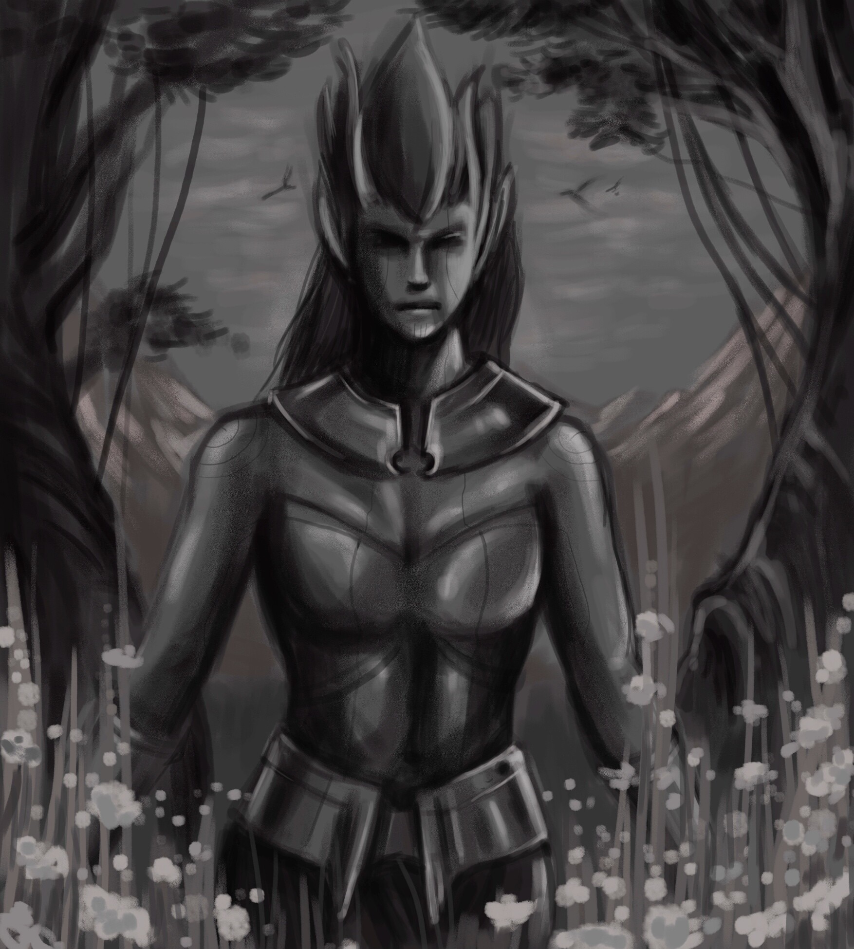 ArtStation - Grey scale concept study