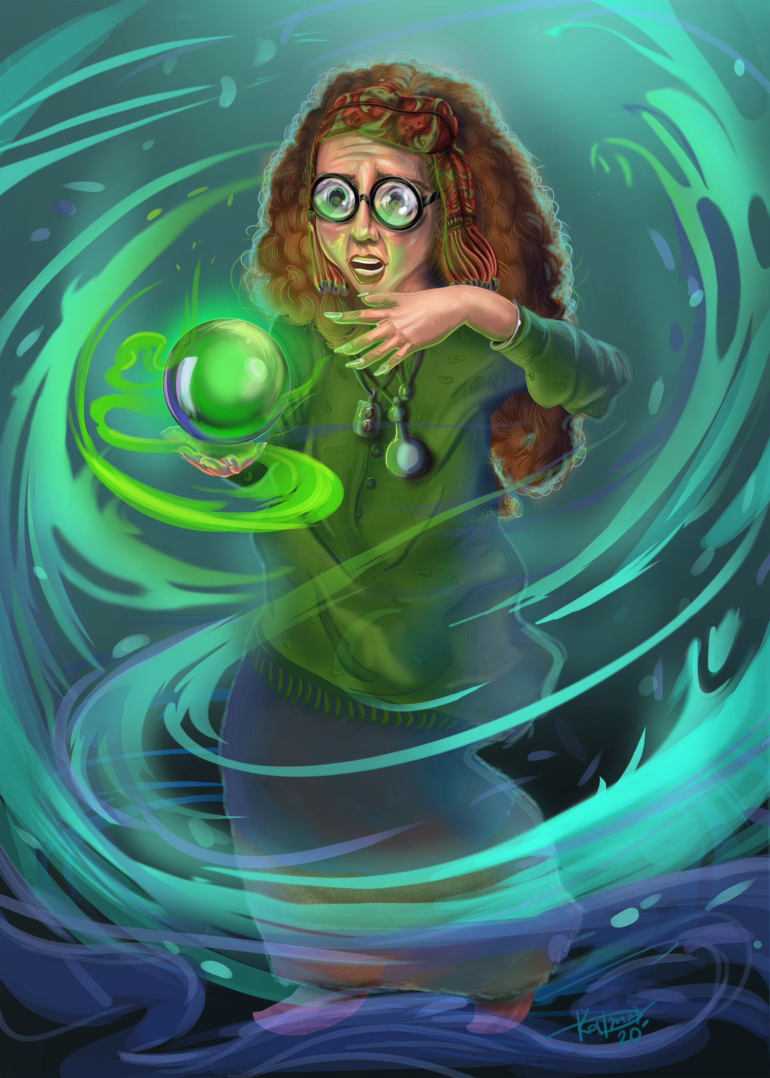 ArtStation - Profesore Sybill Trelawney
