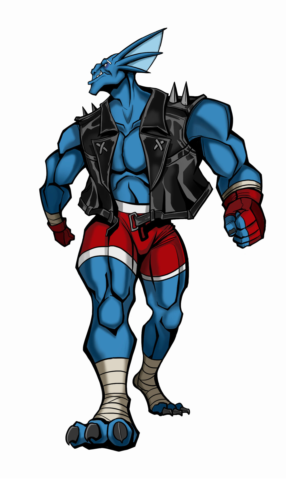 ArtStation - gangster kickboxing dragon